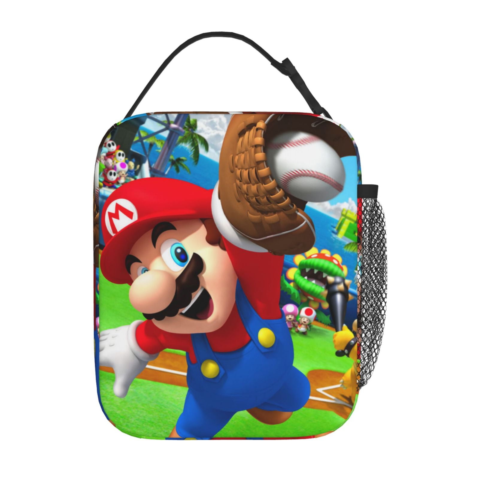 Super Mario Cute Lunch Bag Insulated Tote Cooler For Girls Boys,Small ...