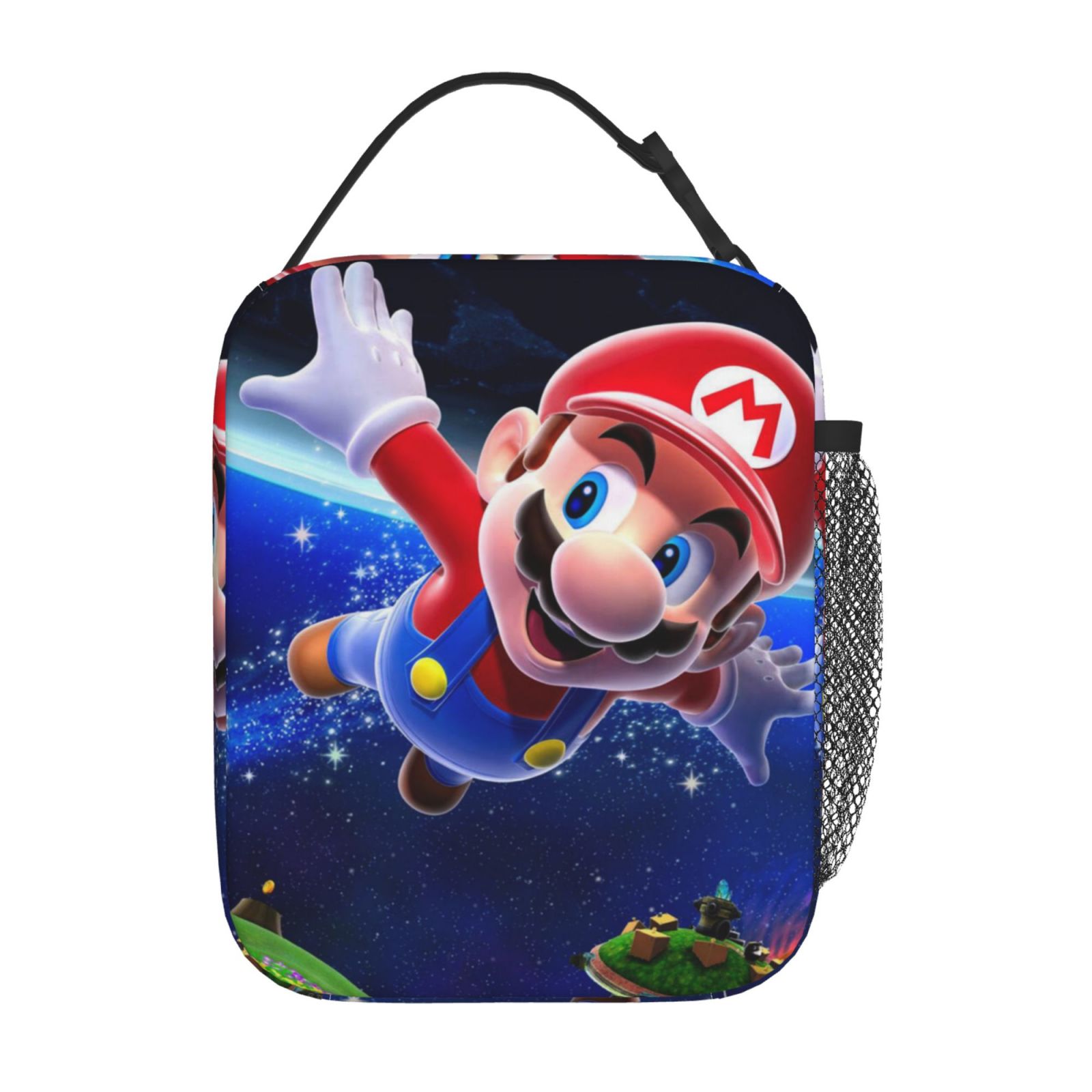 Super Mario Cute Lunch Bag Insulated Tote Cooler Lunch Box Reusable ...