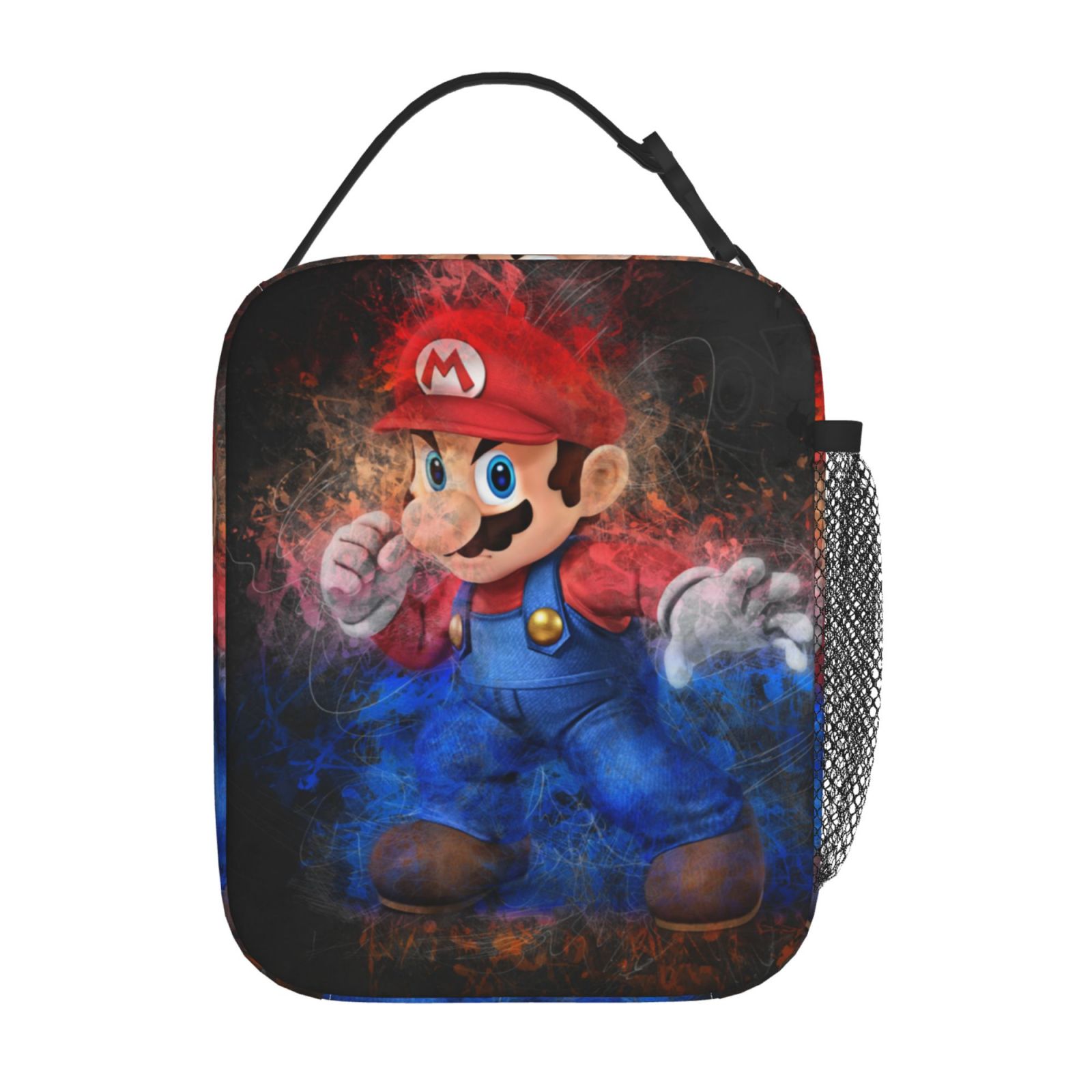 Super Mario Cute Lunch Bag Insulated Tote Cooler Lunch Box Reusable ...