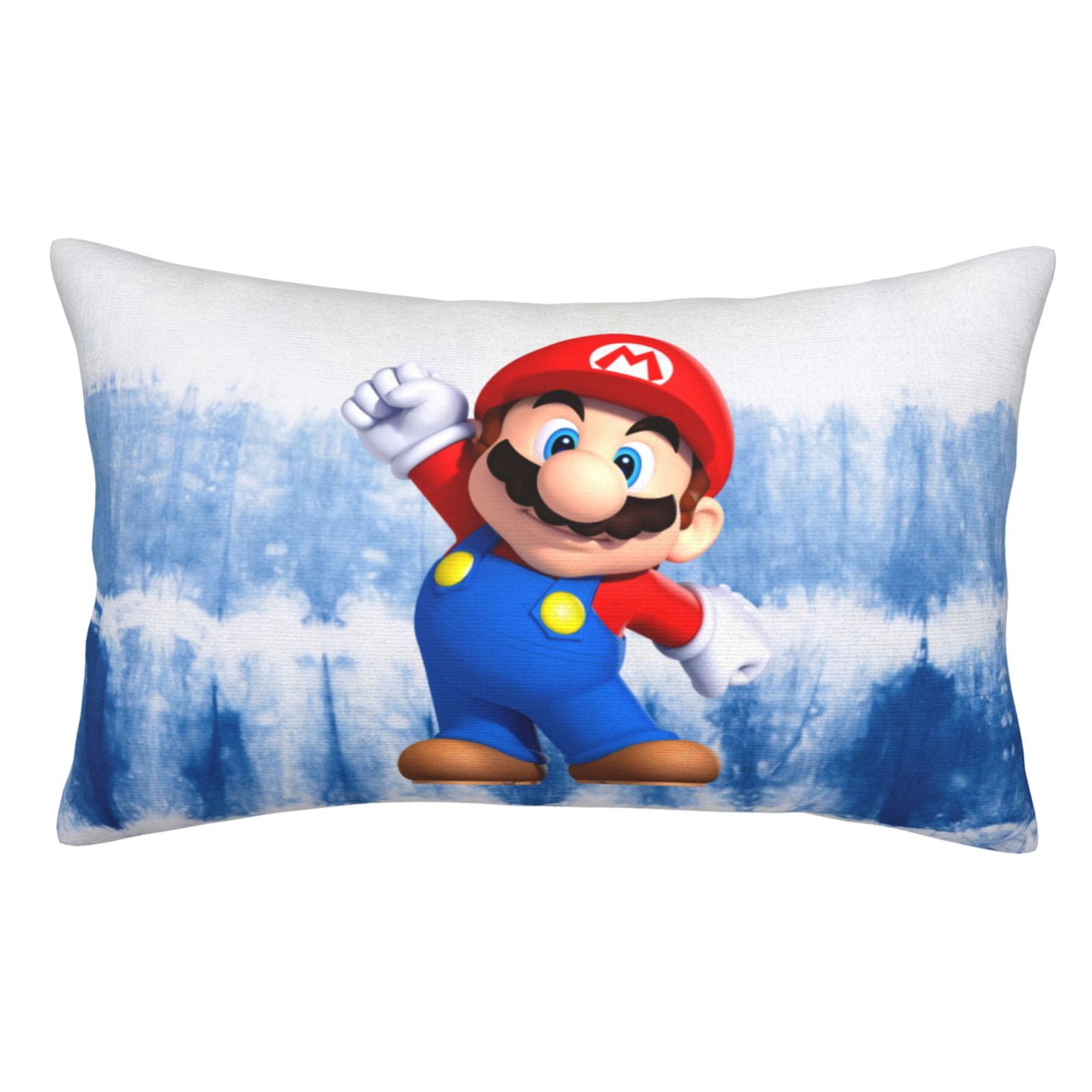 Super Mario Cute Pillowcase Decor Cushion Pillow Covers With Hidden ...