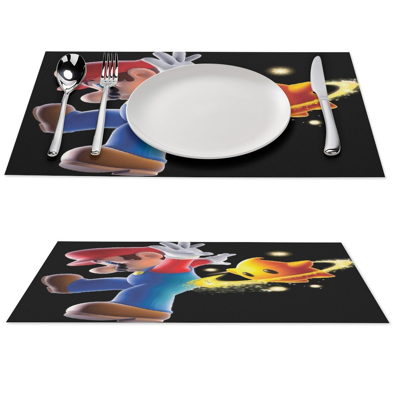 Super Mario Cute cartoon table mat non-slip heat-resistant washable 1 ...