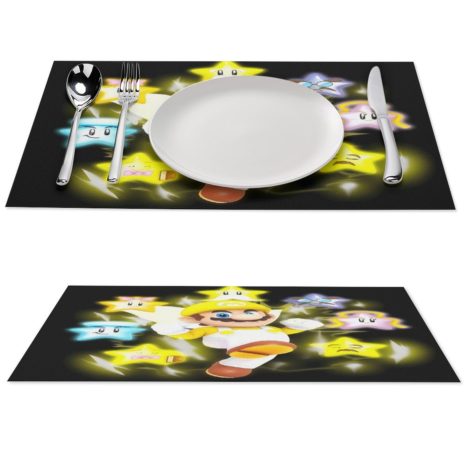 Super Mario Cute cartoon table mat non-slip heat-resistant washable 1 ...