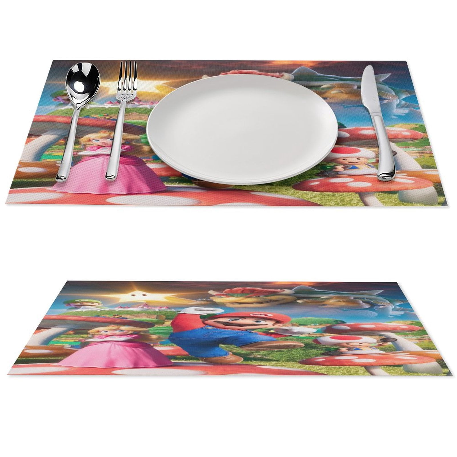 Super Mario Cute cartoon table mat non-slip heat-resistant washable 2 ...
