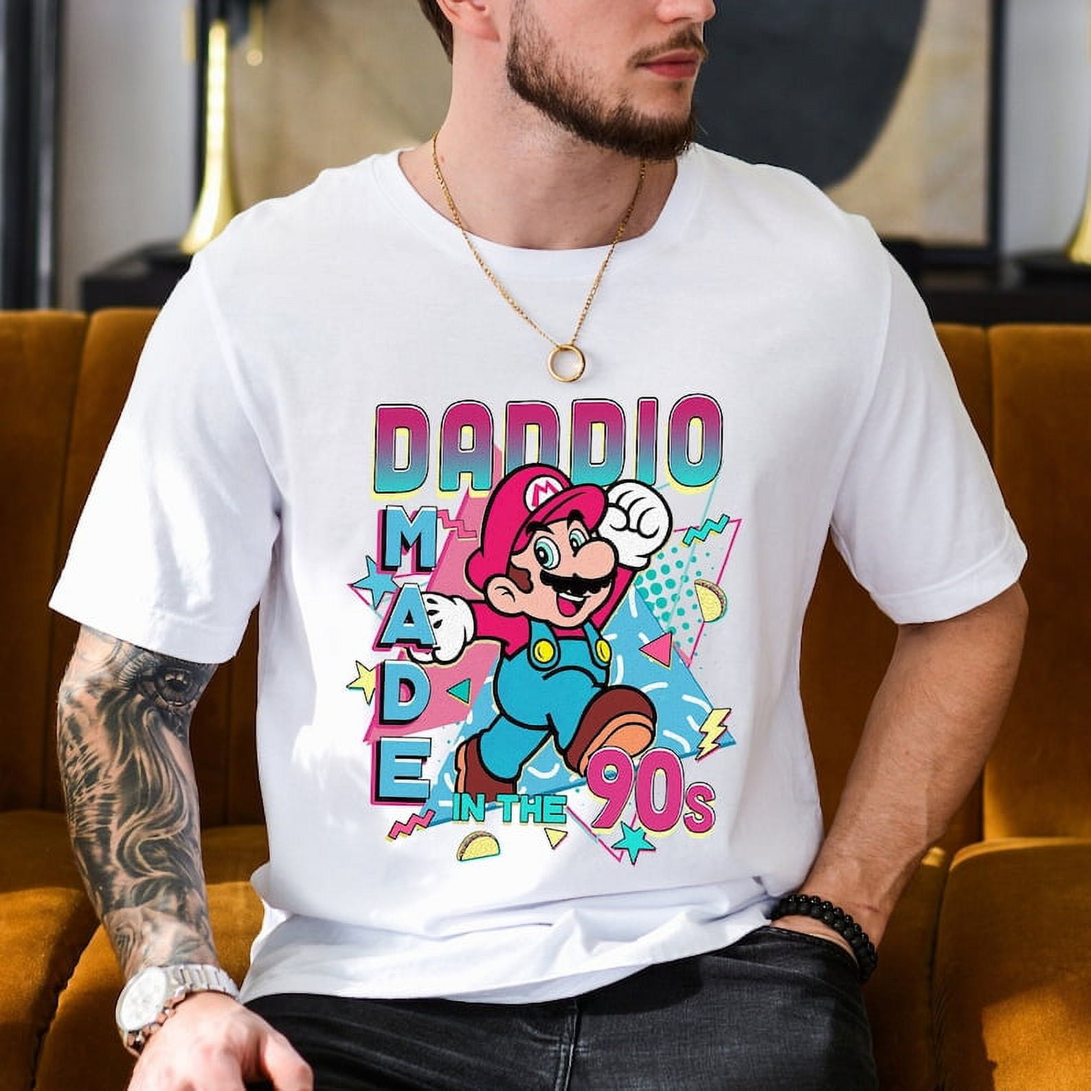 Super Mario Dad Shirt | Super Daddio Shirt | Father's Day Shirt | Mario ...