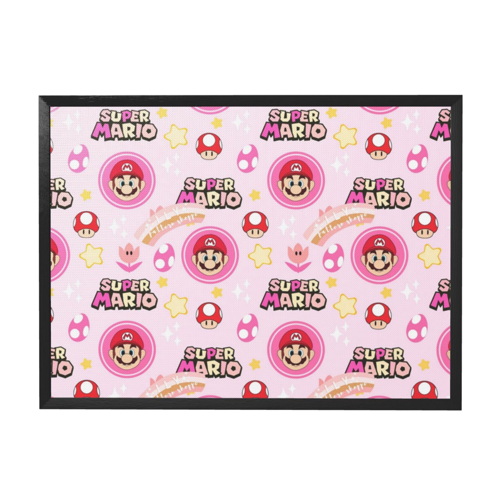 Super Mario Decor Wall Art - Cartoon Framed Decorative Painting Wall ...