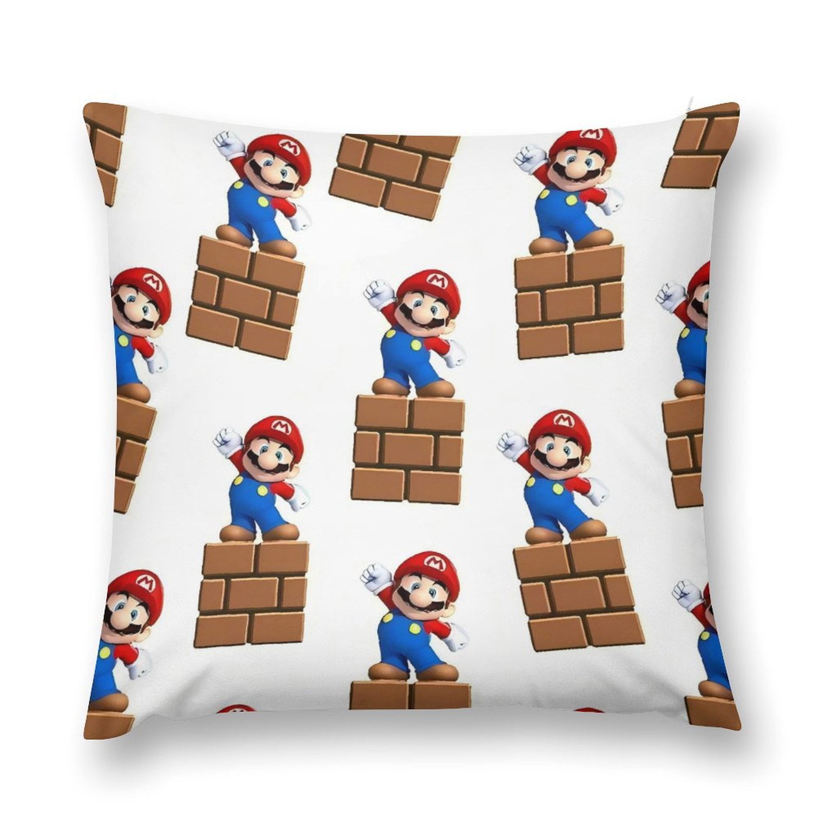 Super Mario Decorative cushion cover with cartoon cute pattern children ...
