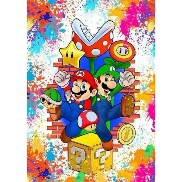 Mario Diamond Painting