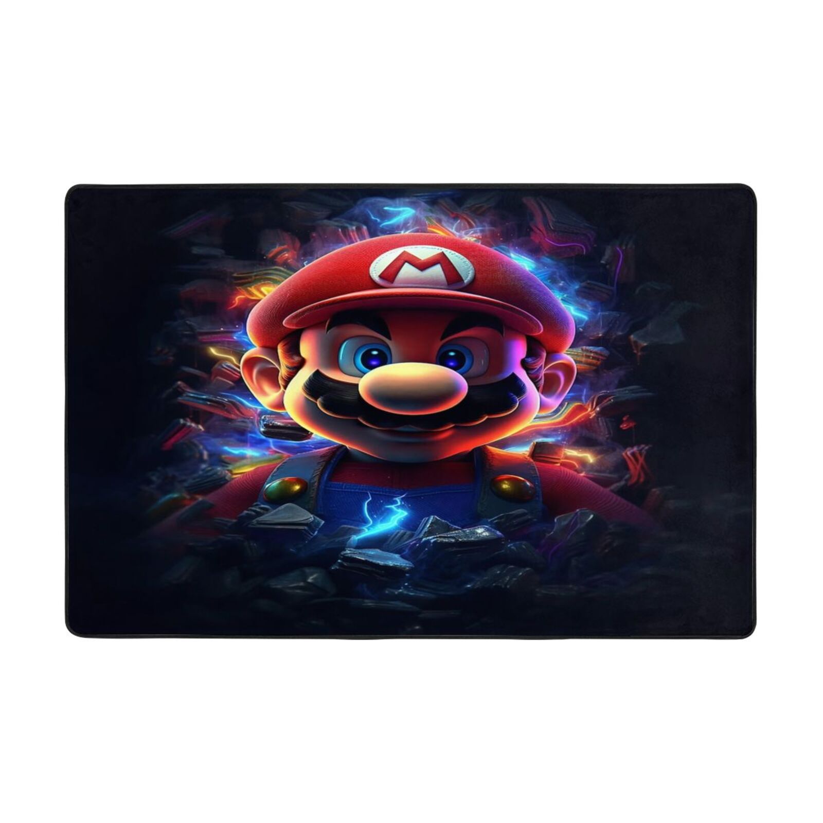 Super Mario Door Mat Cartoon Area Rug Yoga Sofa Floor Flannel Door Mat for Kitchen Bedroom ...
