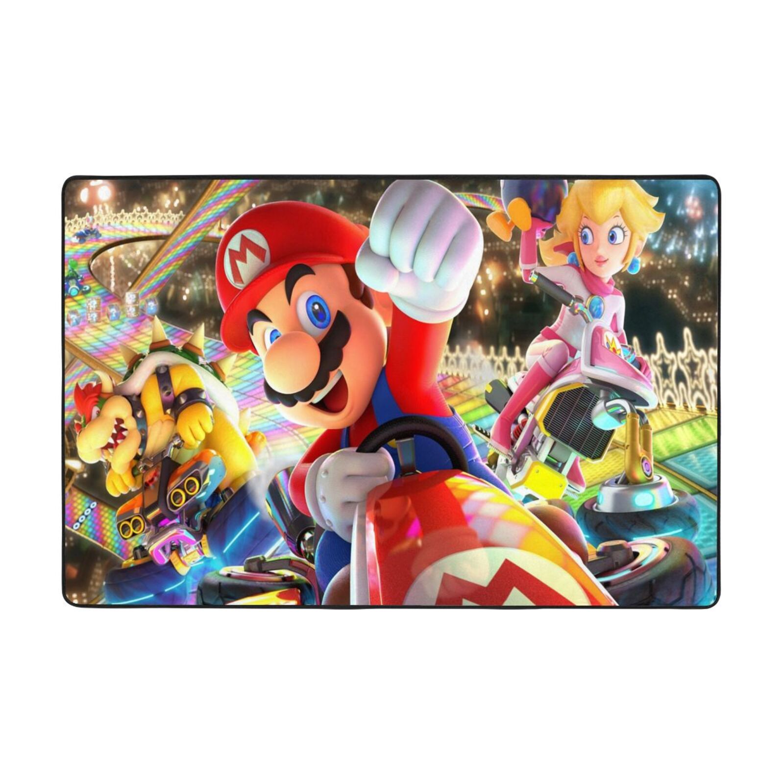 Super Mario Door Mat Cartoon Area Rug Yoga Sofa Floor Flannel Door Mat ...