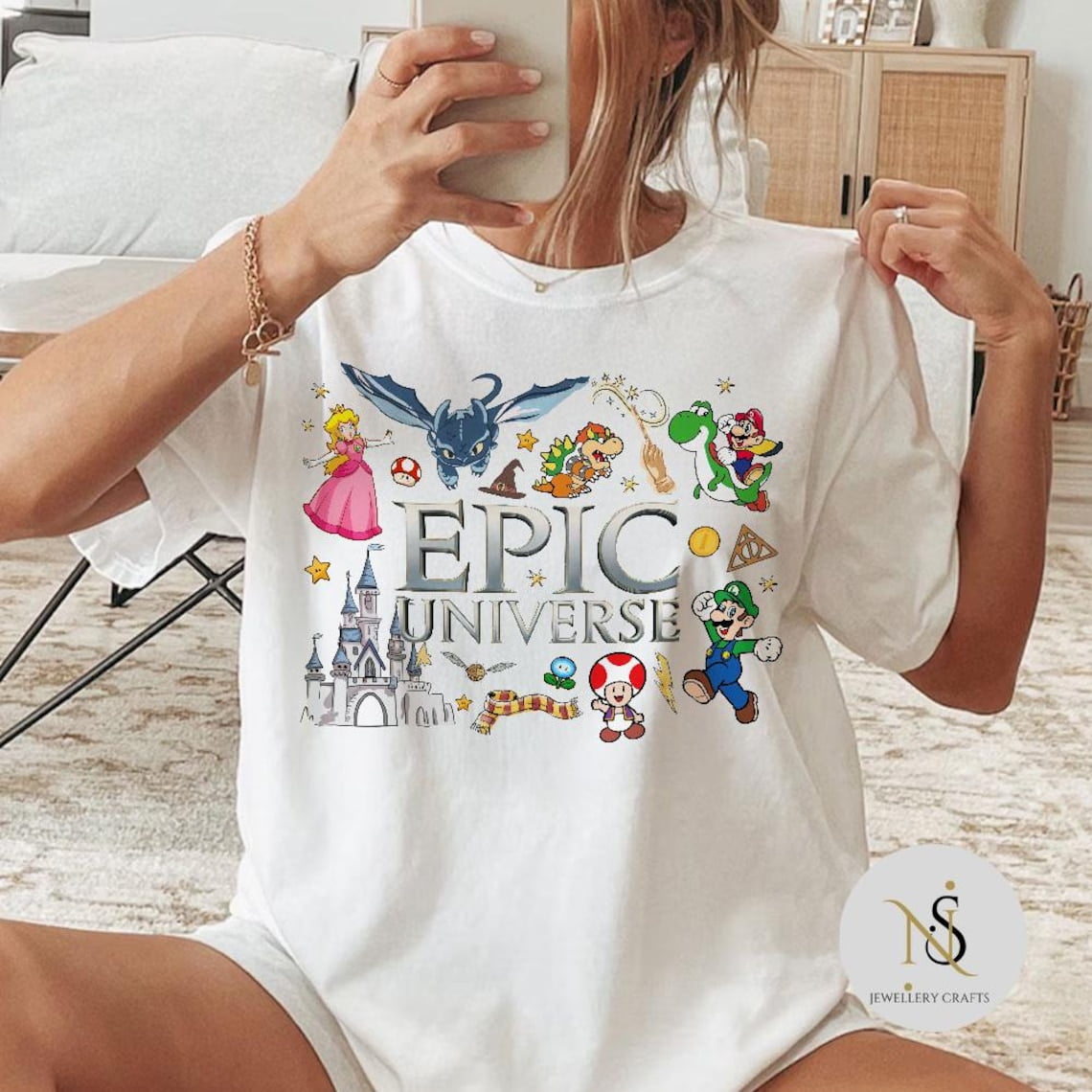 Super Mario Epic Universe Shirt, Mario Luigi Princess Peach Epic Universe Family Matching, It's ...