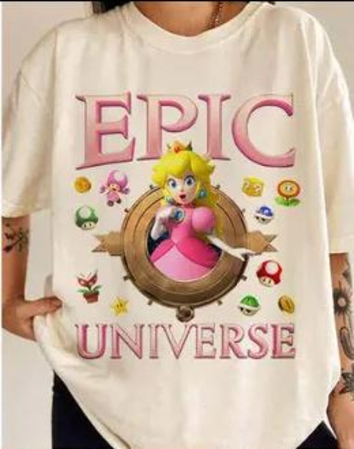 Super Mario Epic Universe T-Shirt, Mario Luigi Princess Peach Epic Universe Family Shirt, Epic ...