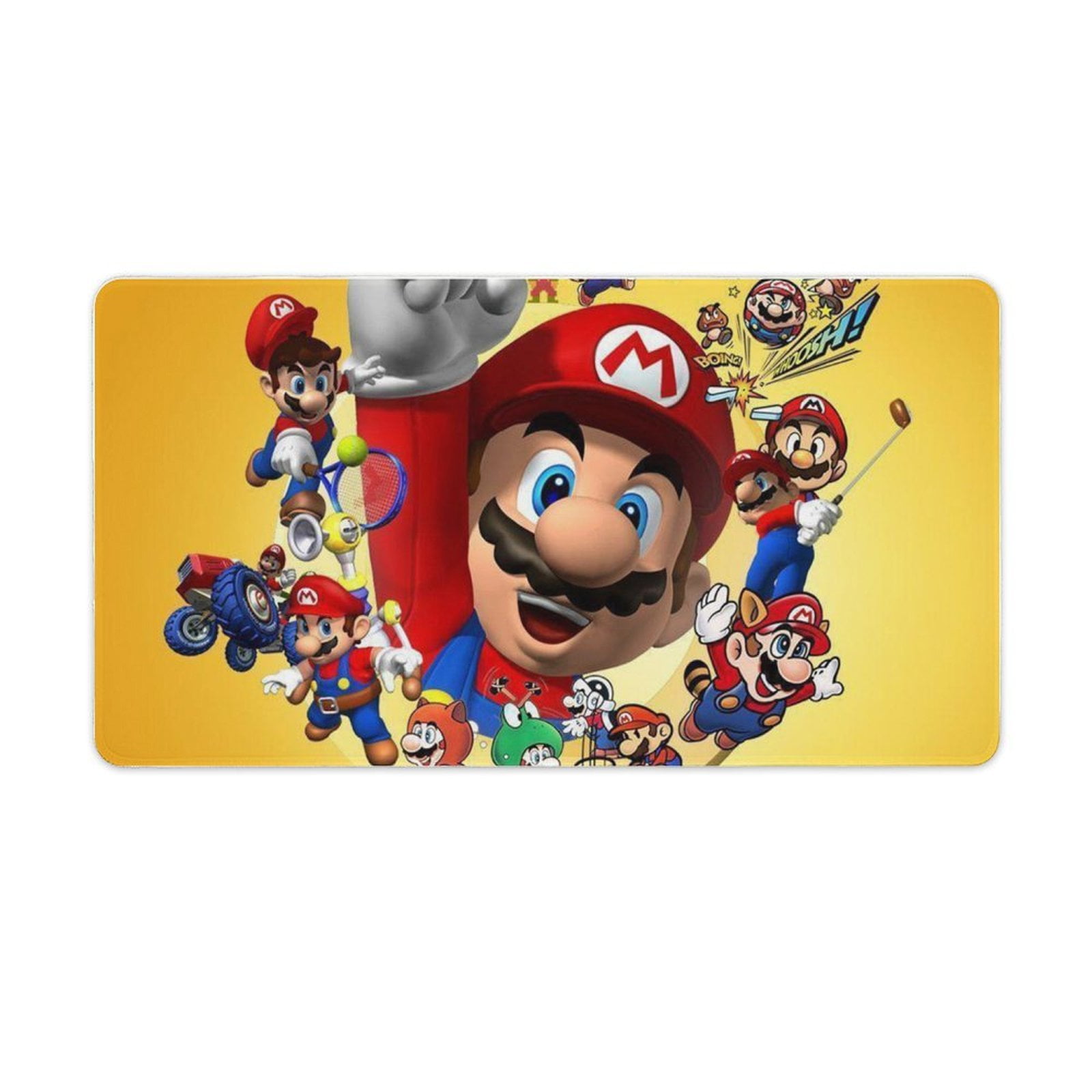 Super Mario Extended Gaming Mouse Pad No-sliped Large Desk Mat Stitched ...
