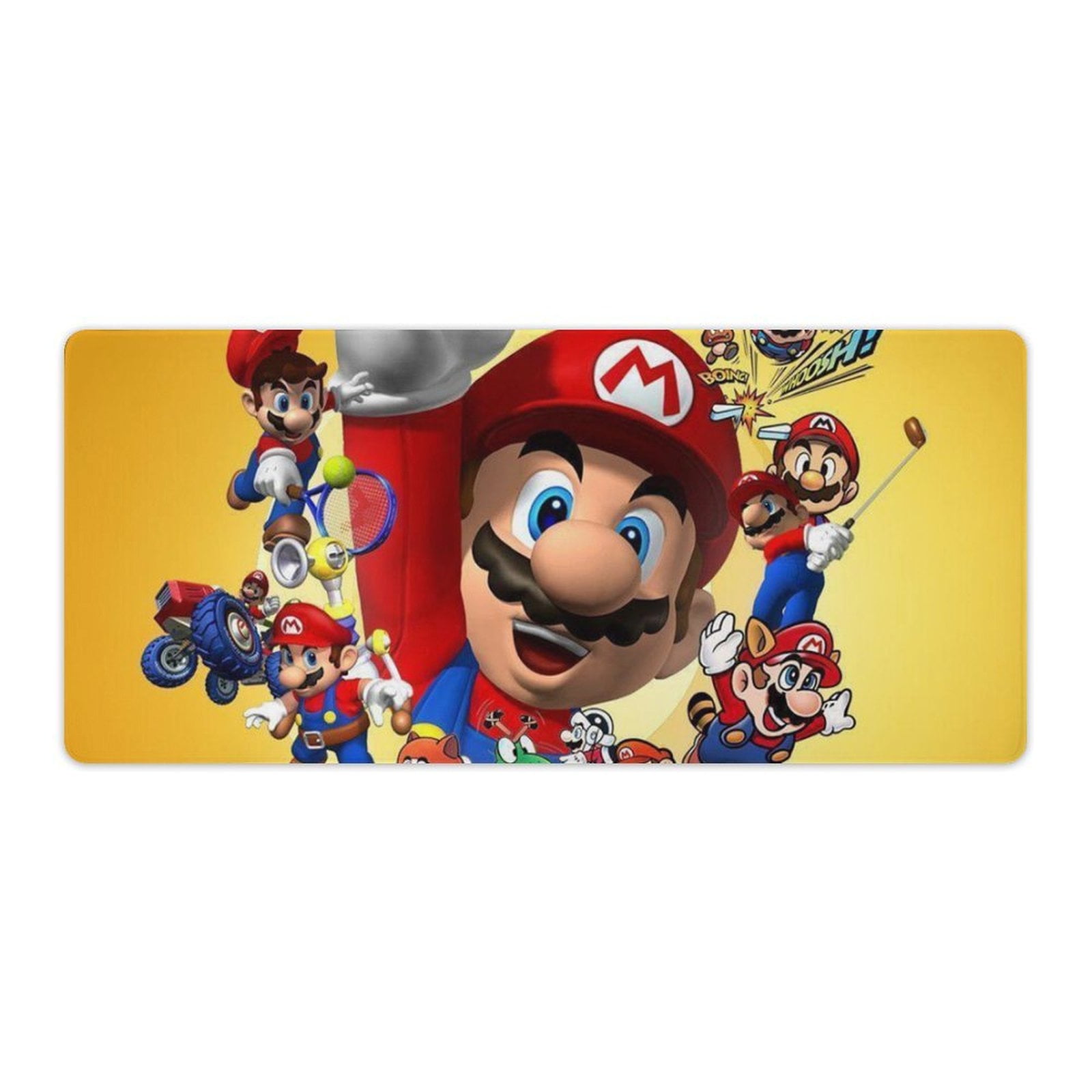 Super Mario Extended Gaming Mouse Pad No-sliped Large Desk Mat Stitched ...