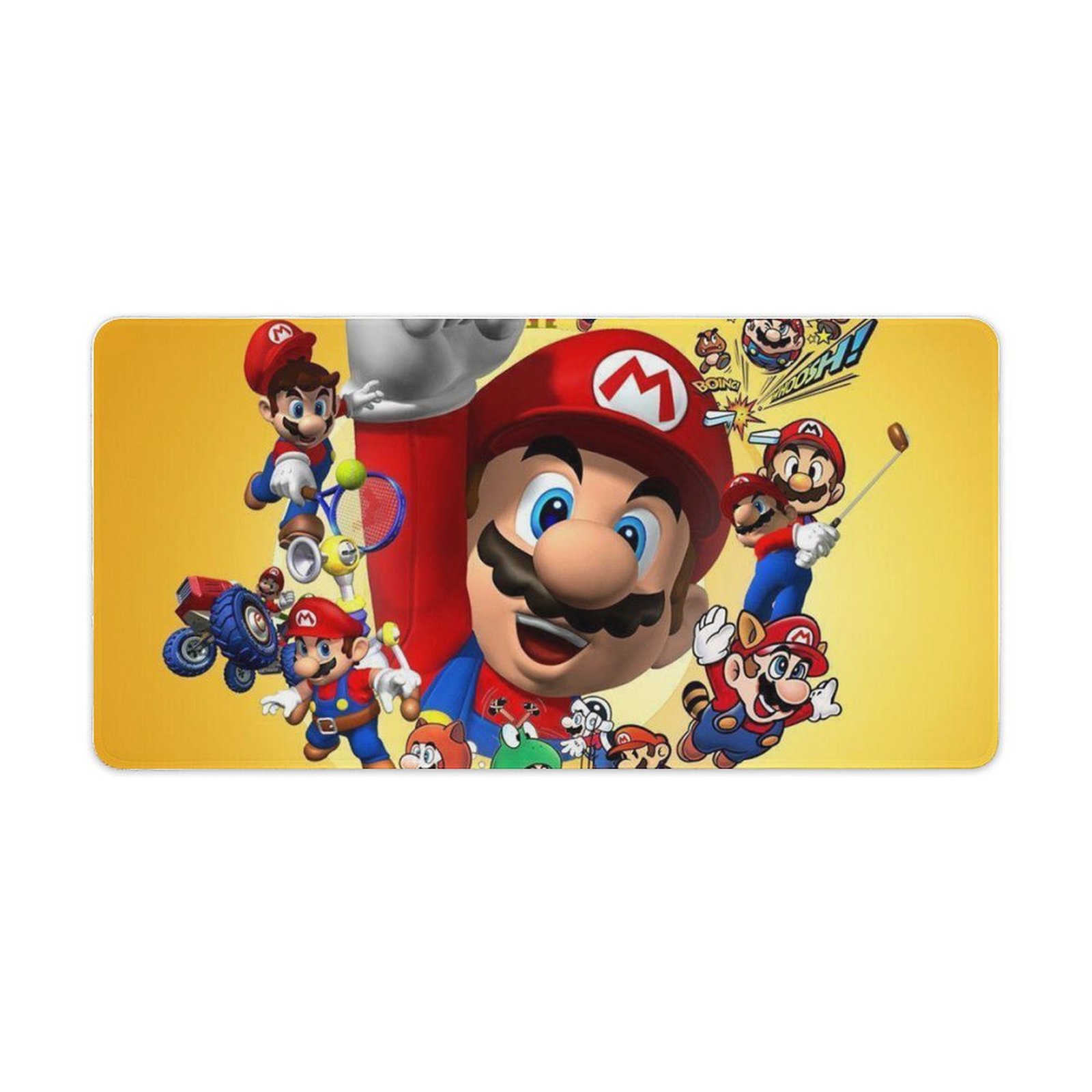 Super Mario Extended Gaming Mouse Pad No-sliped Large Desk Mat Stitched ...