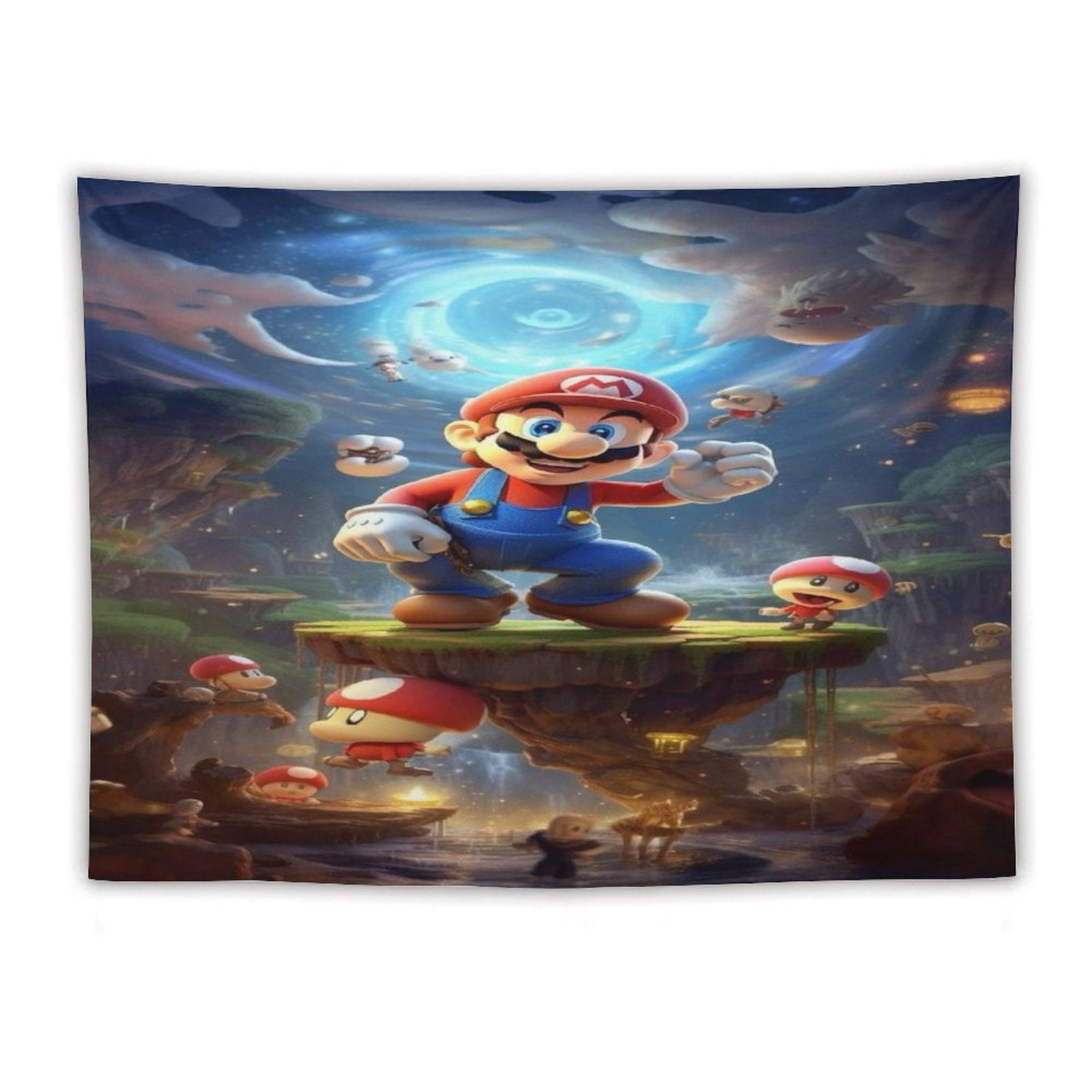 Super Mario Fashion Tapestries Living Room Bedroom Decor Tapesty Wall ...