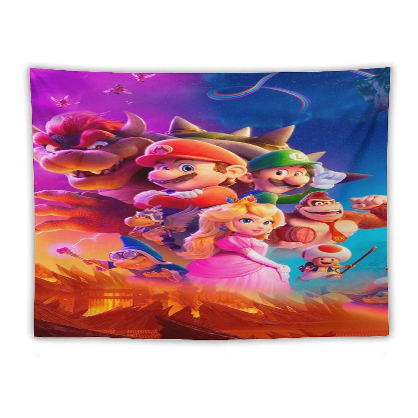 Super Mario Fashion Tapestries Living Room Bedroom Decor Tapesty Wall ...