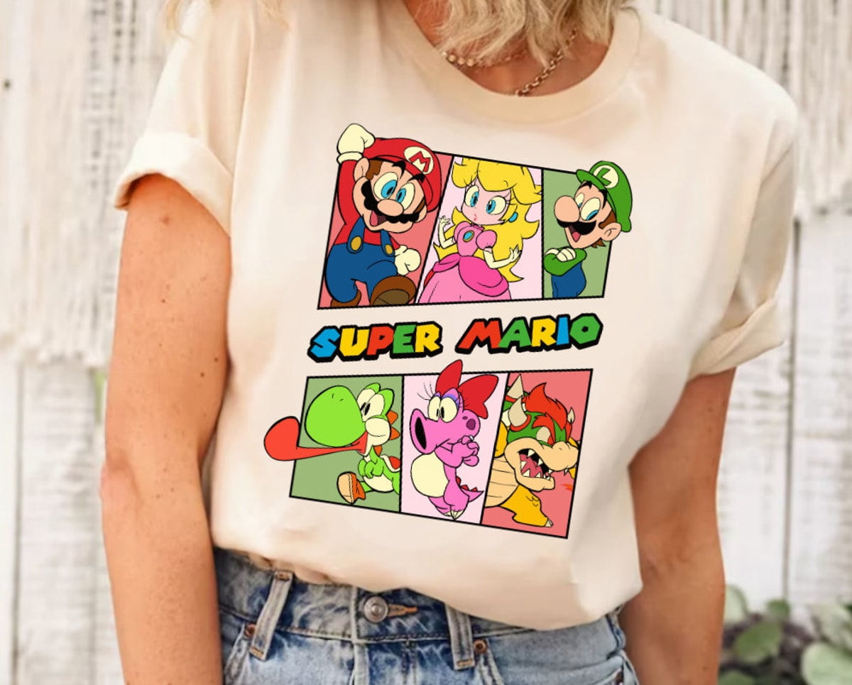 Super Mario Friends Shirt, Mario Bros Shirt - Walmart.com