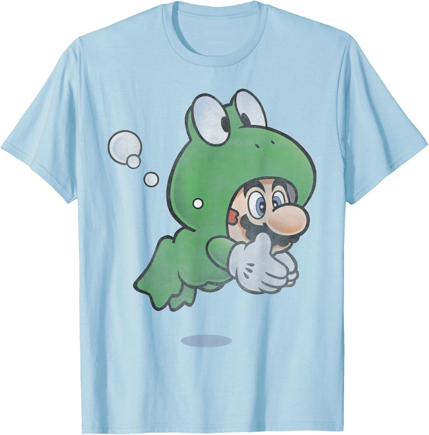 Super Mario Frog Mario Portrait T-Shirt - Walmart.com