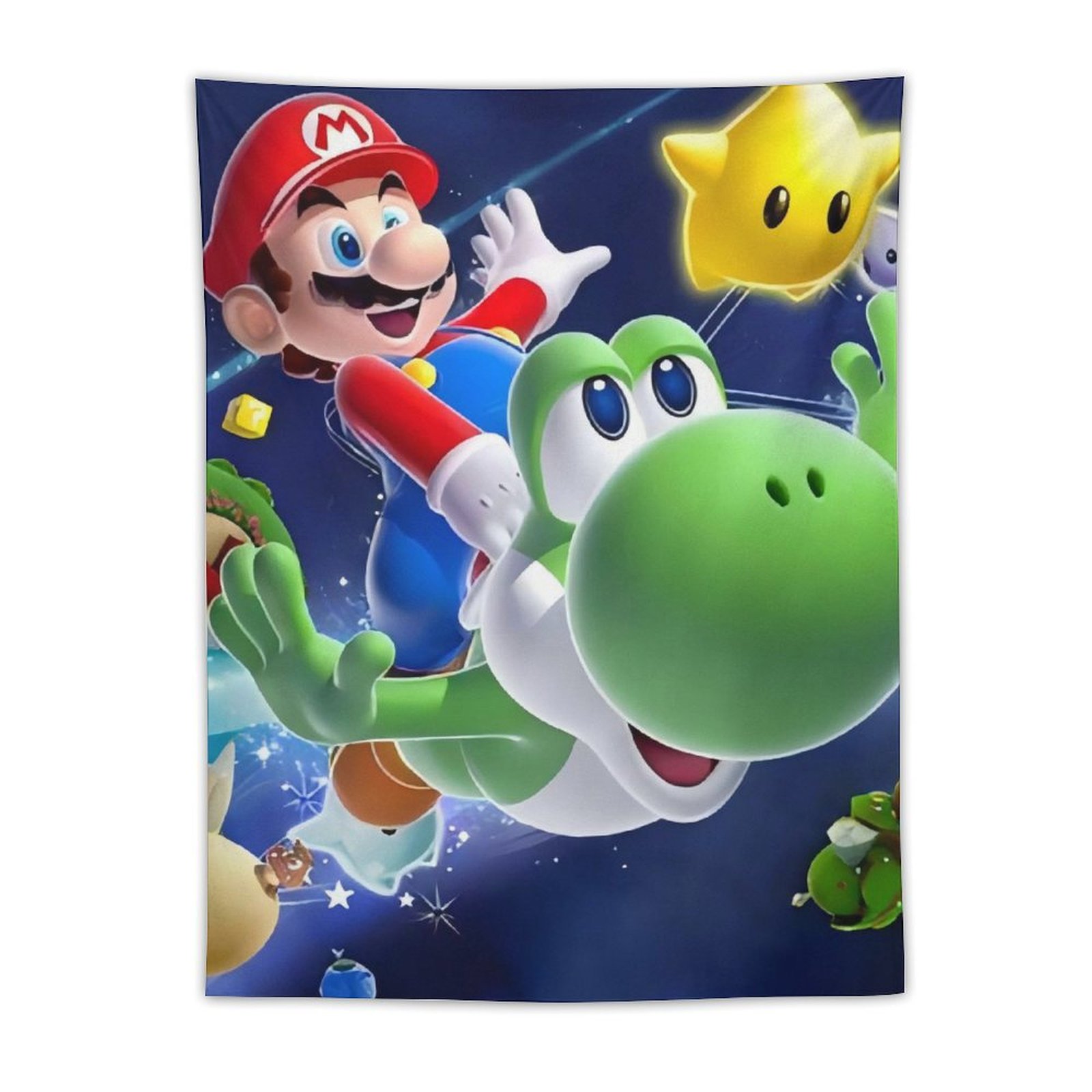 Super Mario Fun Tapestry wall hanging wall art decoration living room ...