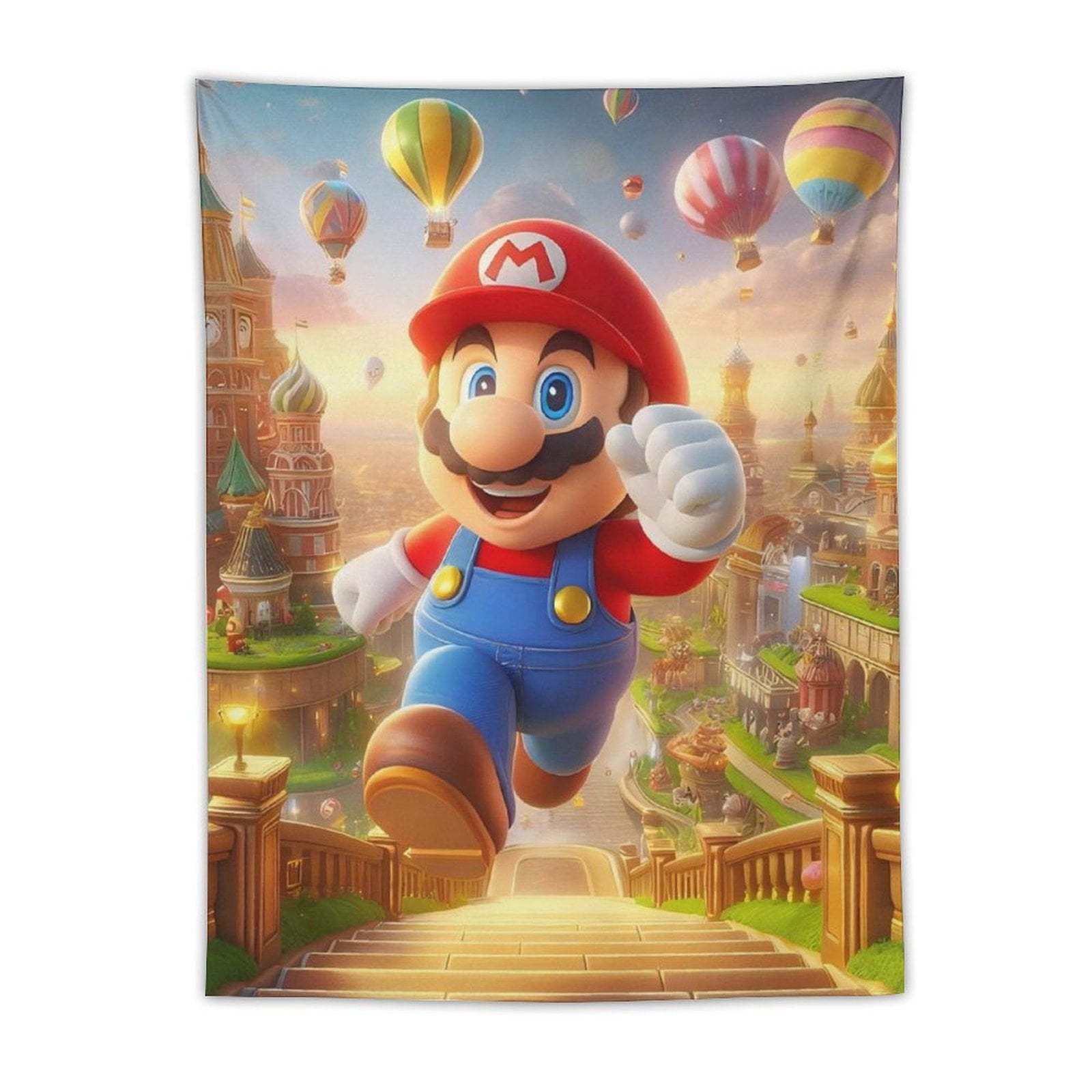 Super Mario Fun Tapestry wall hanging wall art decoration living room ...