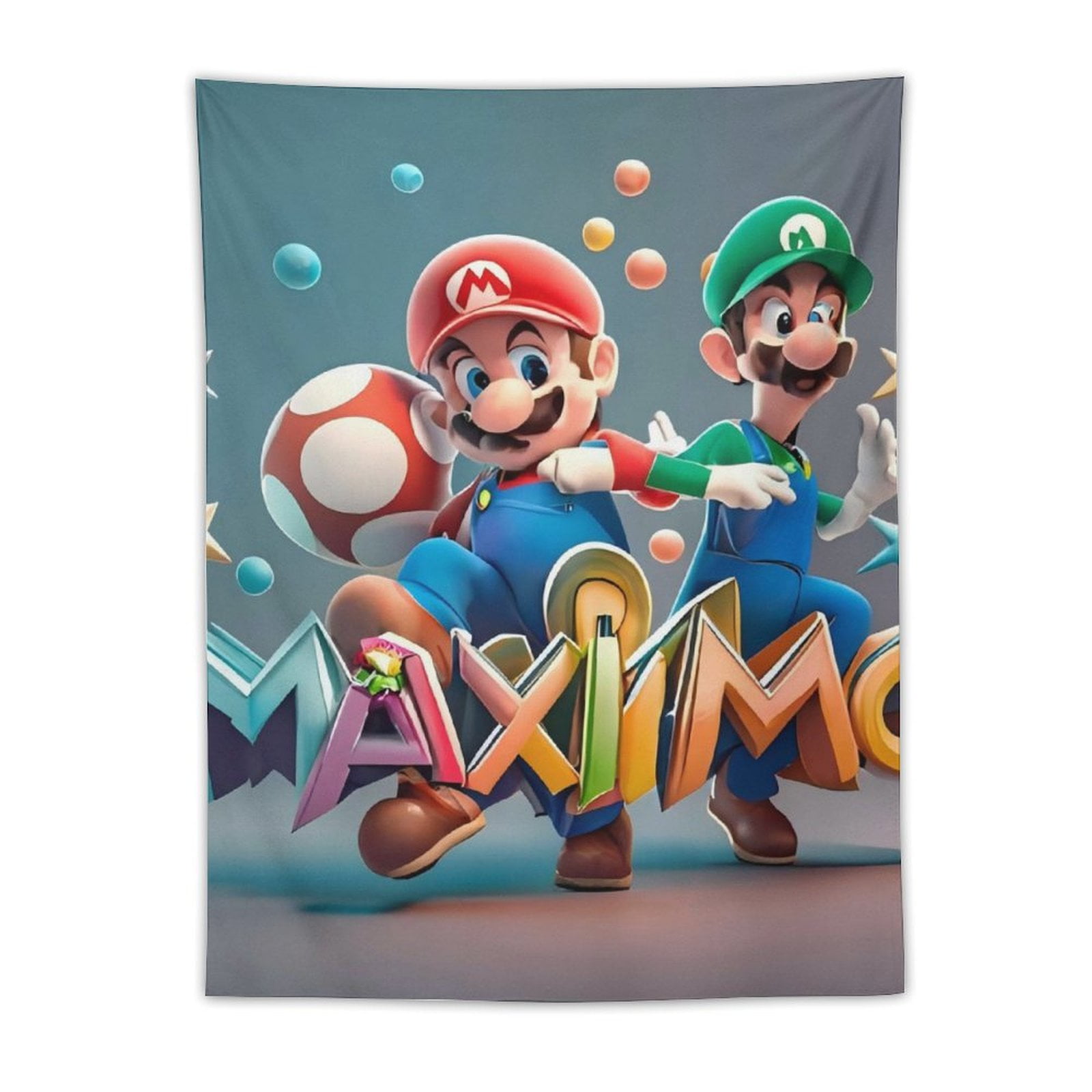 Super Mario Fun Tapestry wall hanging wall art decoration living room ...