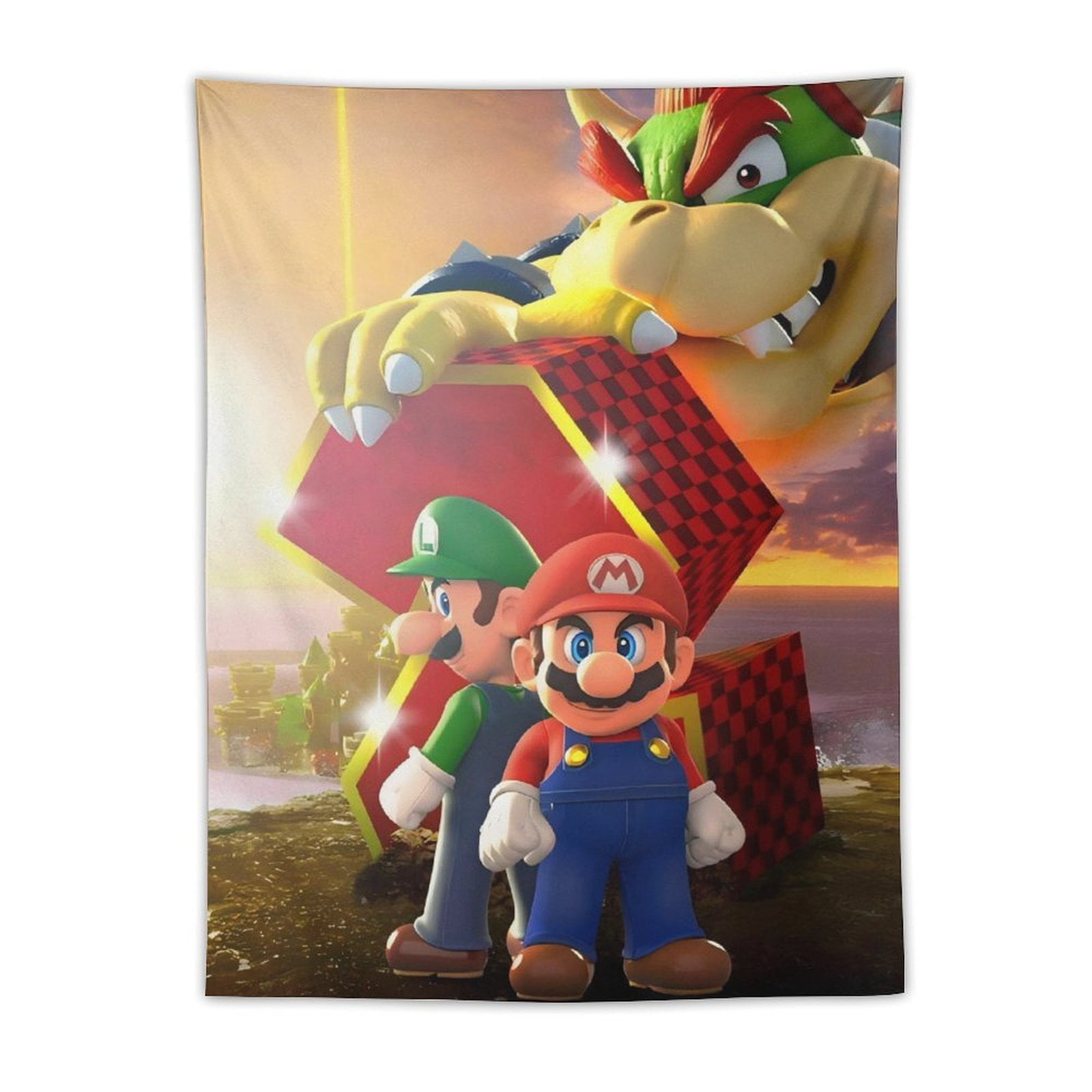 Super Mario Fun Tapestry wall hanging wall art decoration living room ...