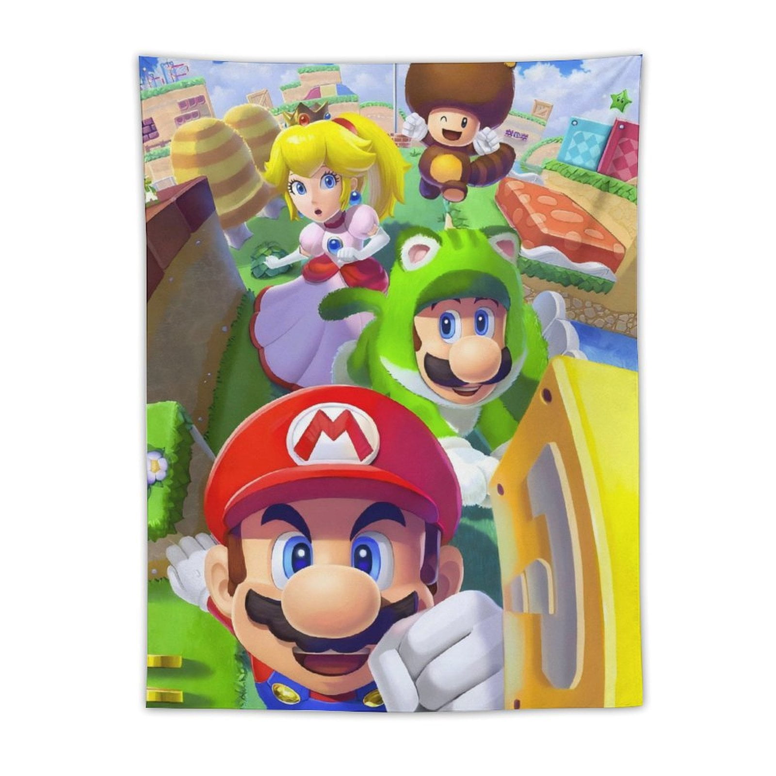 Super Mario Fun Tapestry wall hanging wall art decoration living room ...