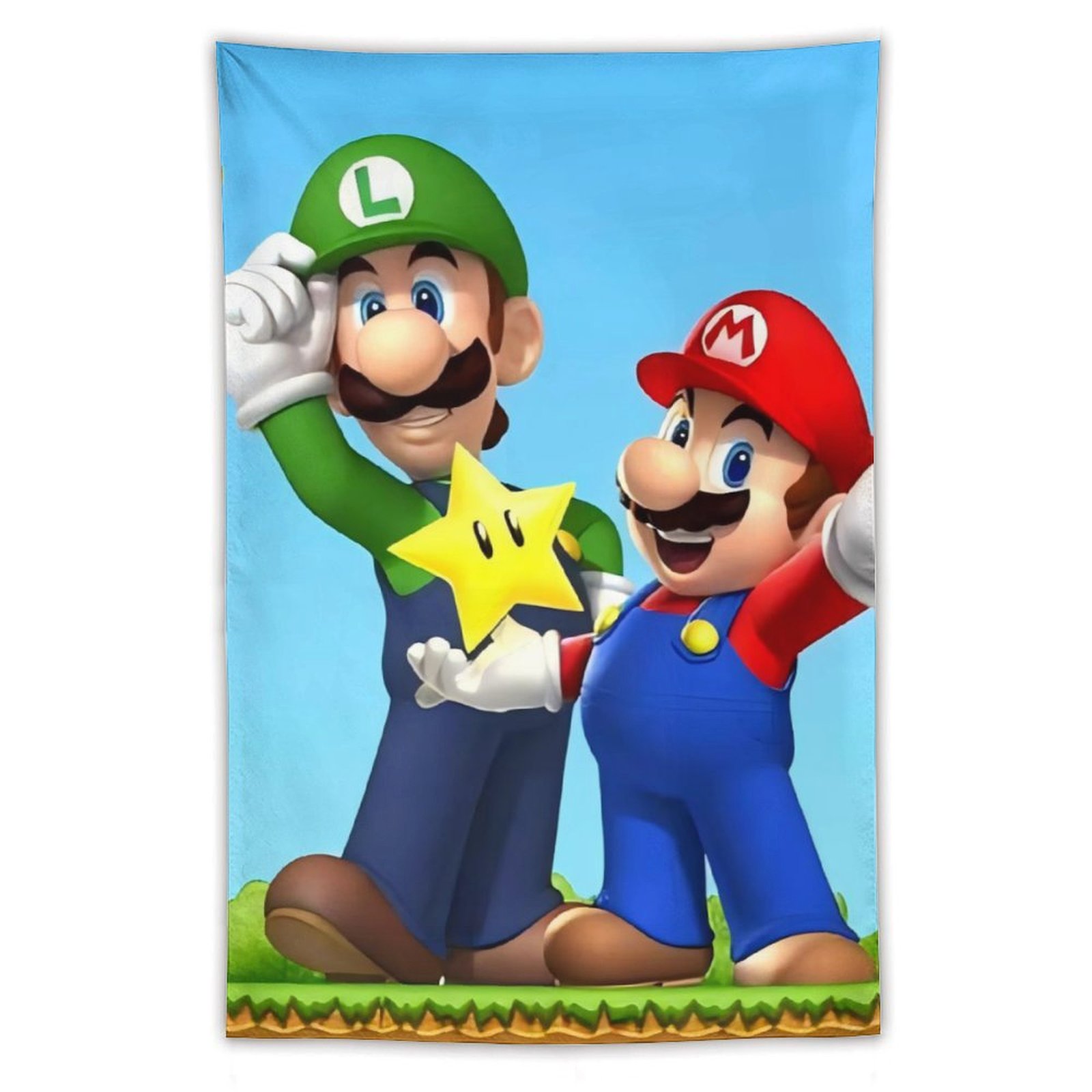 Super Mario Fun Tapestry wall hanging wall art decoration living room ...