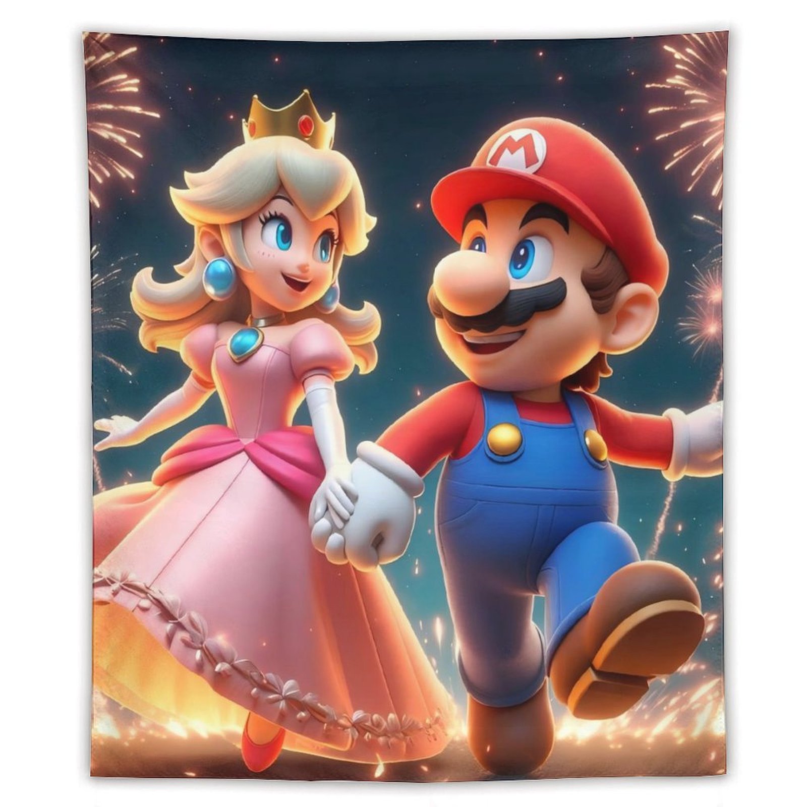 Super Mario Fun Tapestry wall hanging wall art decoration living room ...