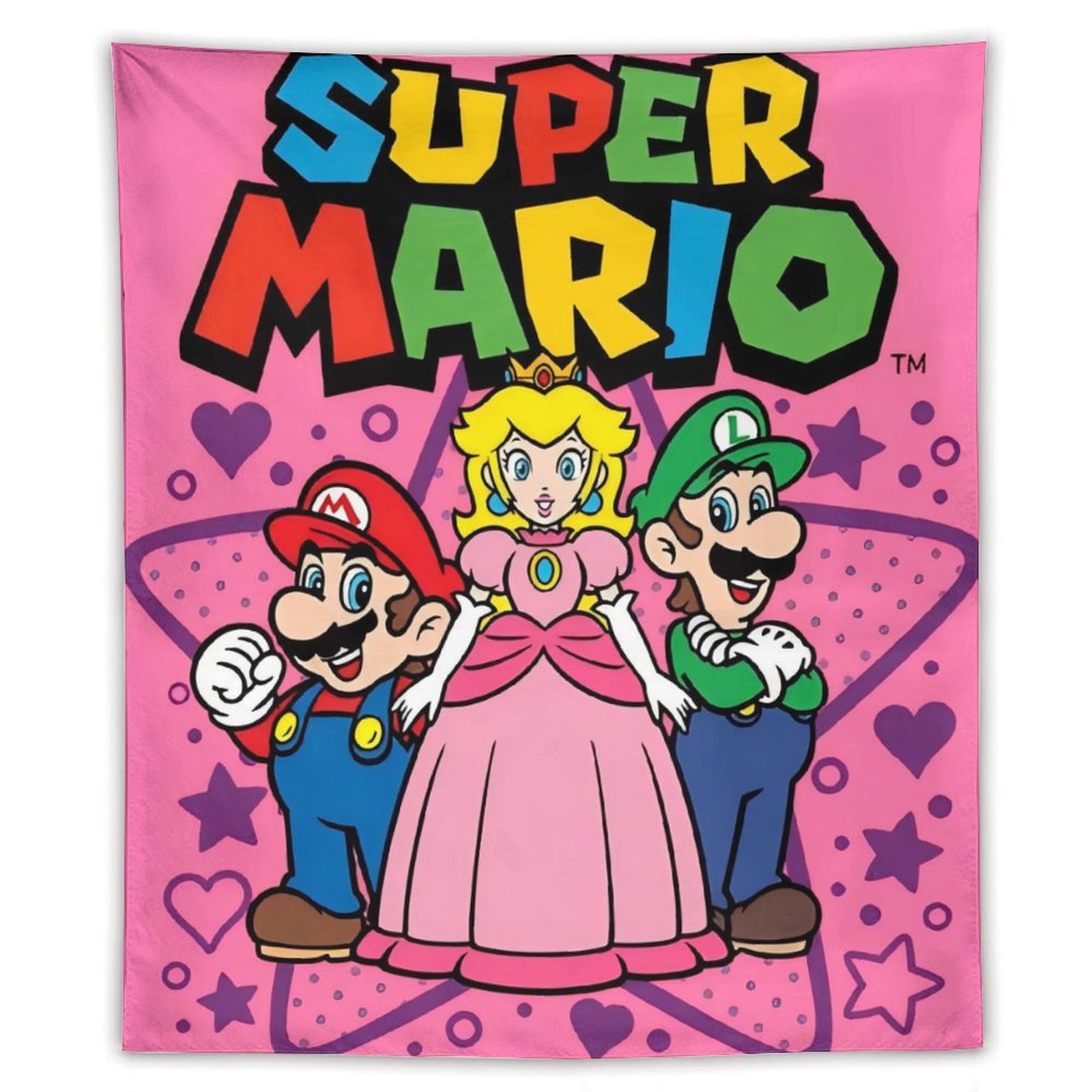 Super Mario Fun Tapestry wall hanging wall art decoration living room ...