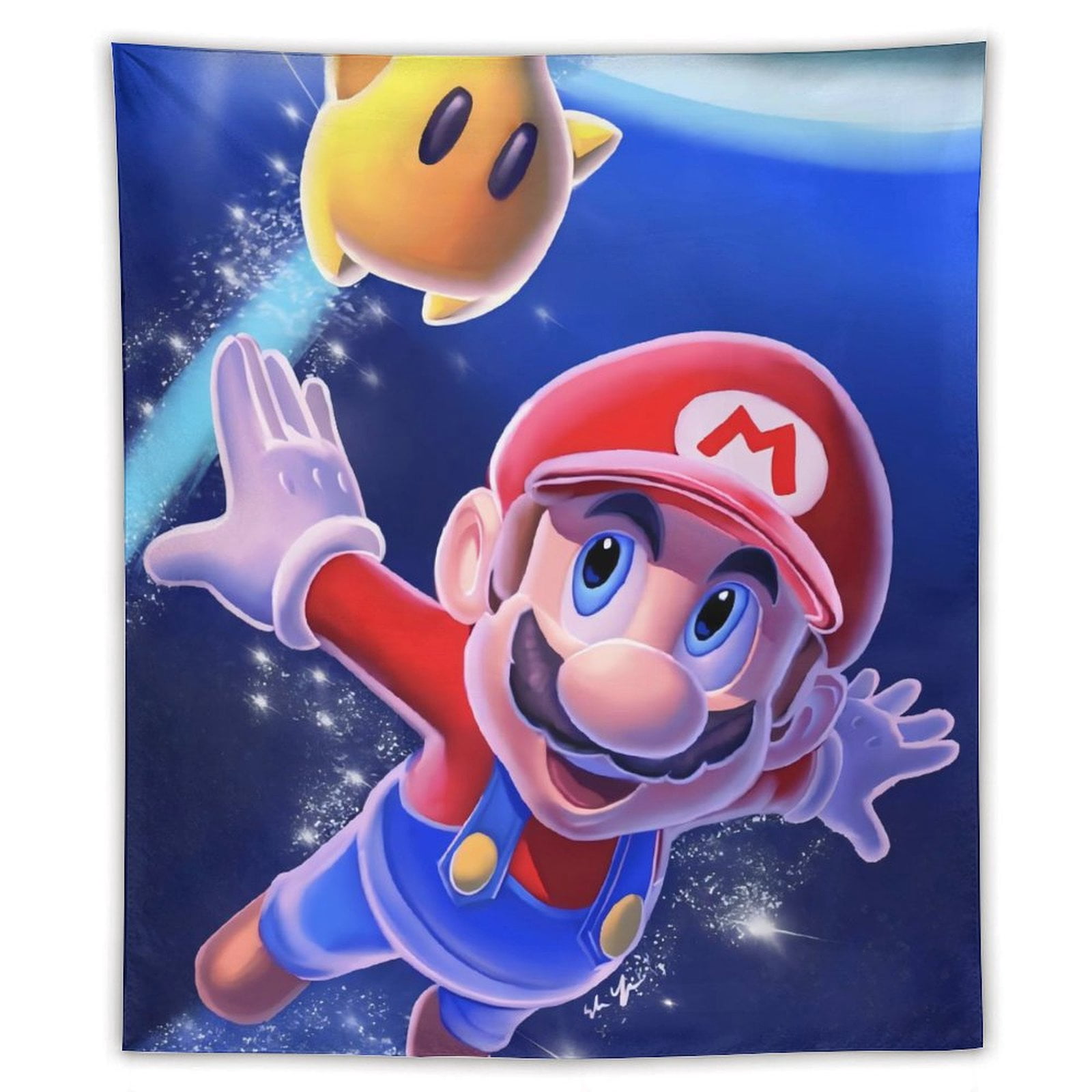Super Mario Fun Tapestry wall hanging wall art decoration living room ...