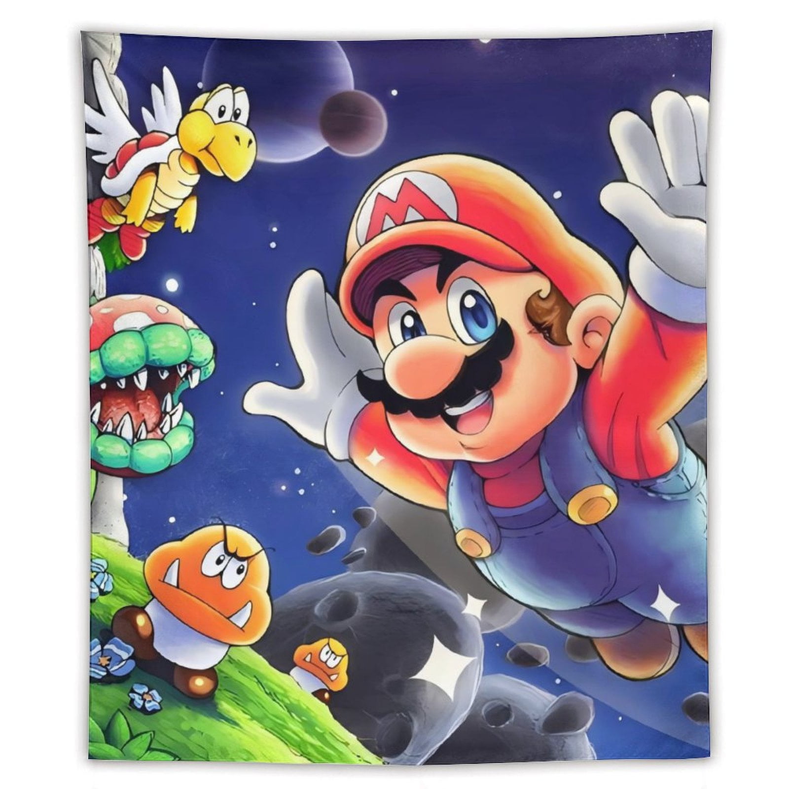 Super Mario Fun Tapestry wall hanging wall art decoration living room ...