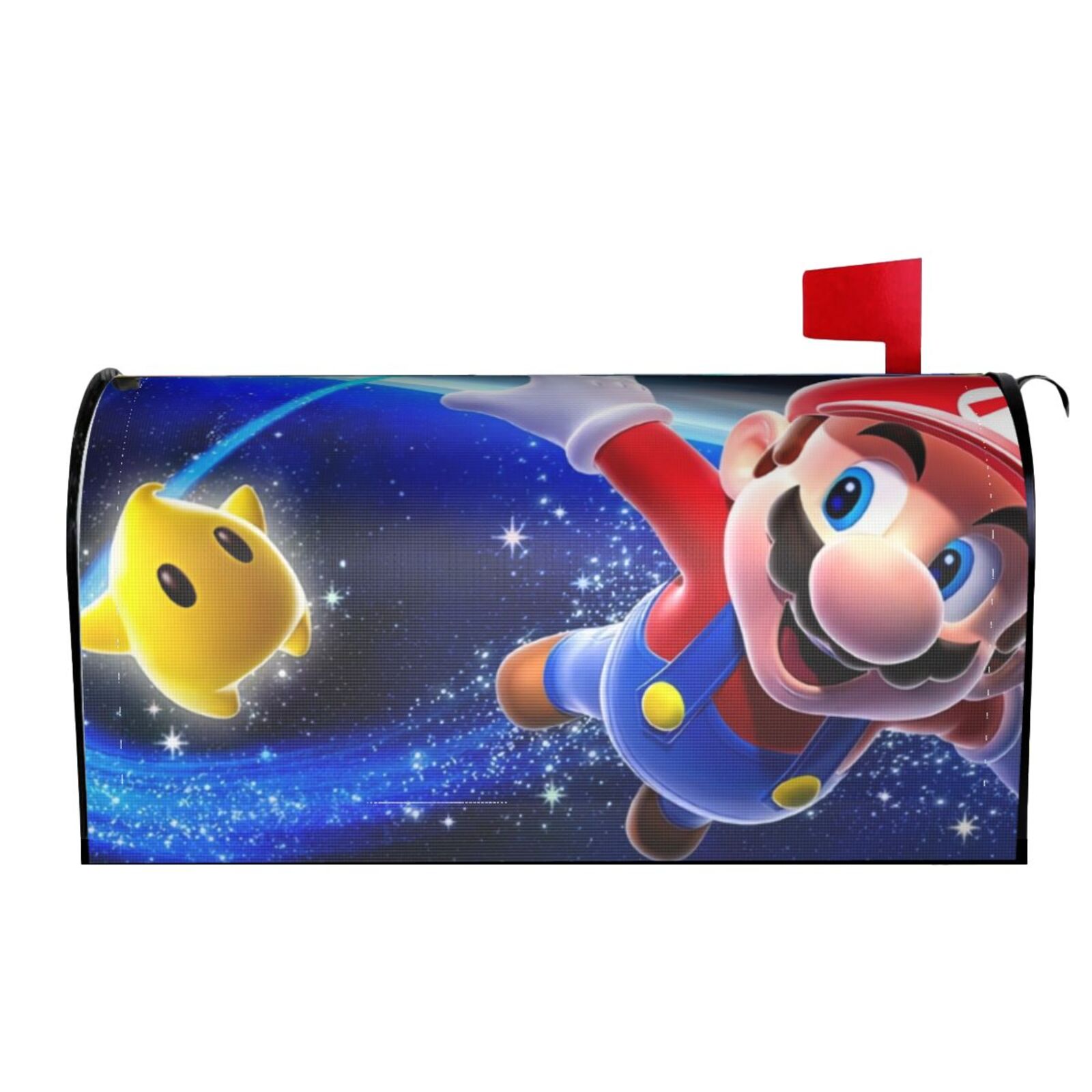 Super Mario Galaxy Cartoon Character Mailbox Cover Magnetic Standard ...