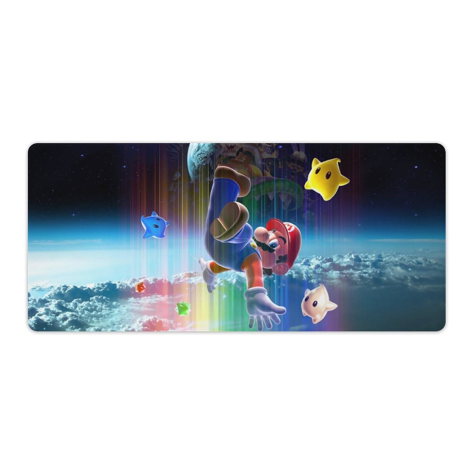 Super Mario Galaxy Extended Gaming Mouse Pad No-sliped Large Desk Mat ...
