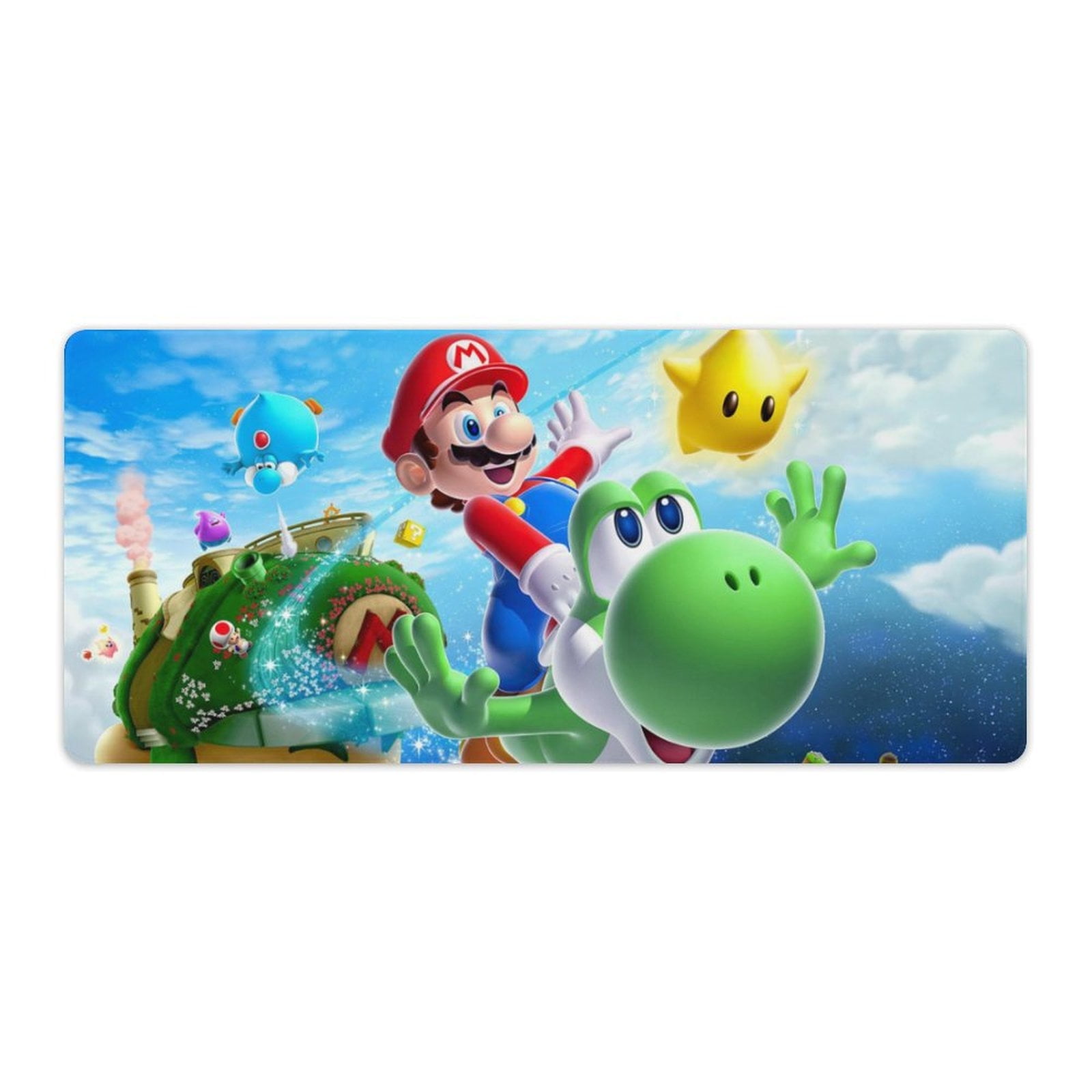 Super Mario Galaxy Extended Gaming Mouse Pad No-sliped Large Desk Mat ...
