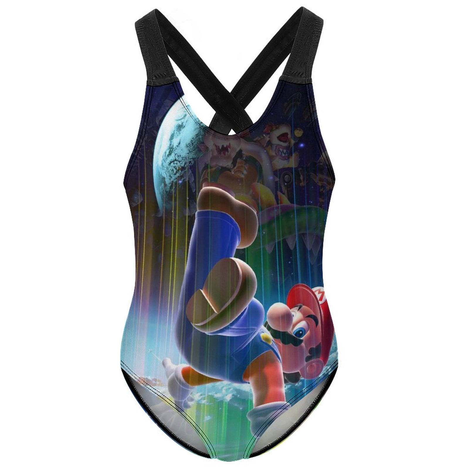 Super Mario Galaxy Girl's One-piece Swimsuit Summer Children's Beach ...