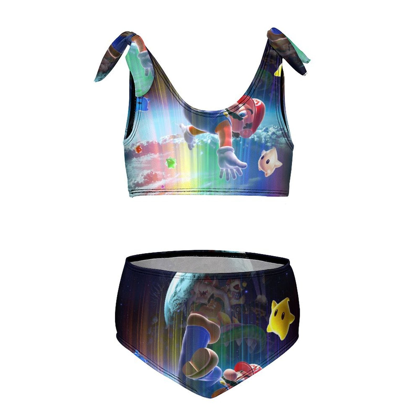 Super Mario Galaxy Kid's Swimwear Two Piece Swimsuit Summer Beach ...