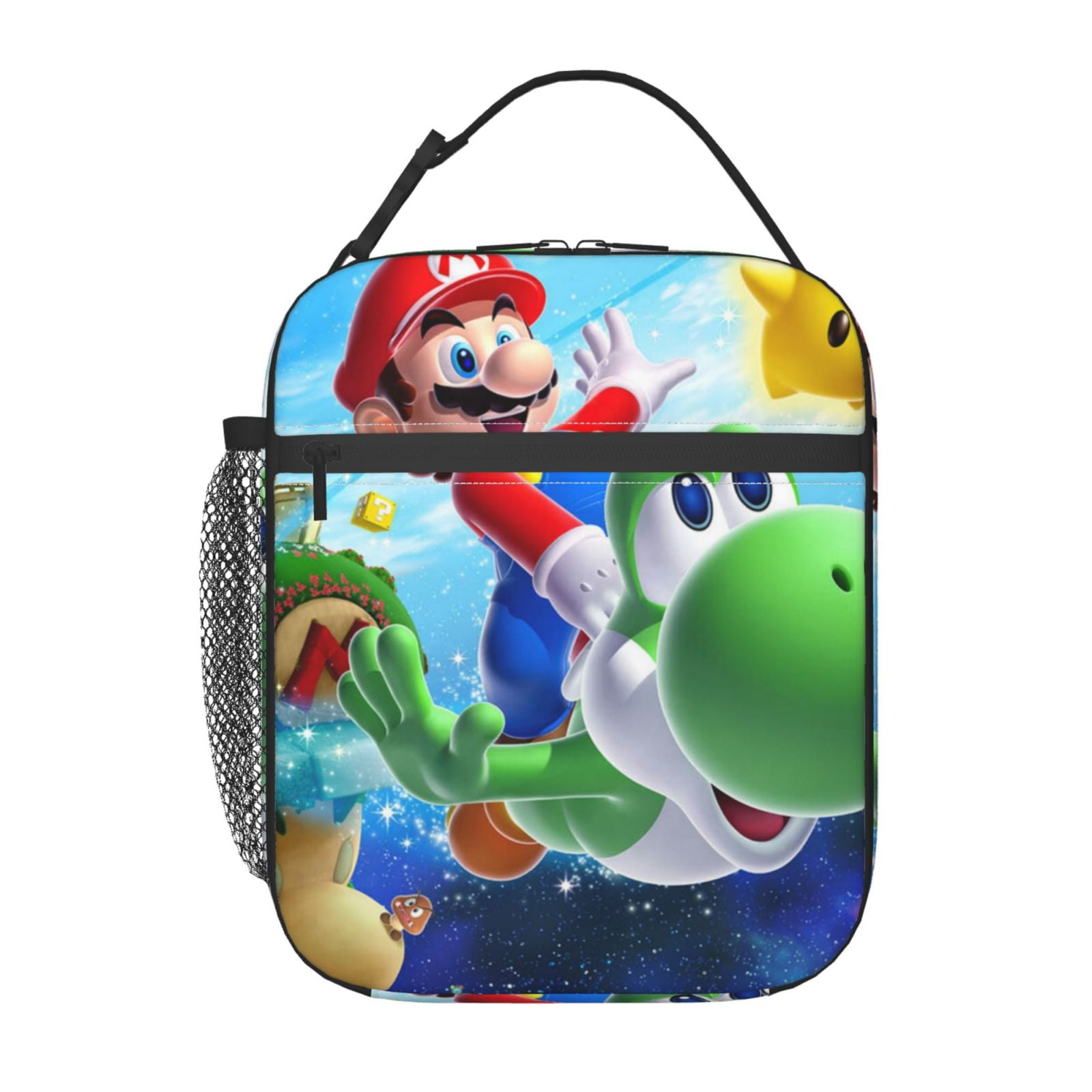 Super Mario Galaxy Portable Insulated Lunch Bag Tote Bento Bag Cooler ...