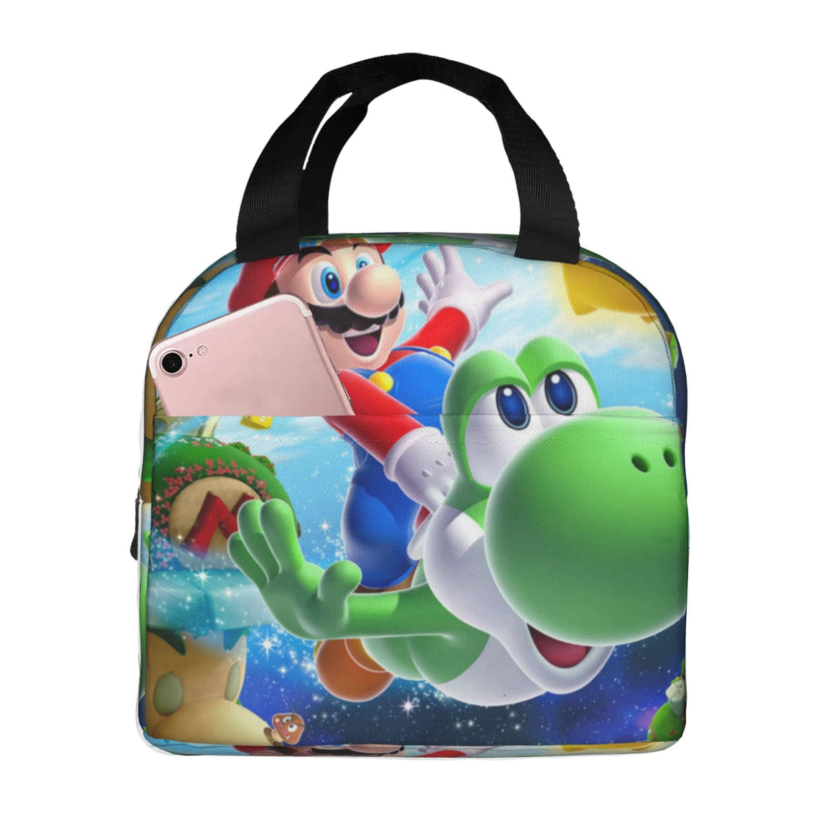Super Mario Galaxy Portable Lunch Bag Reusable Lunch Box Insulated ...
