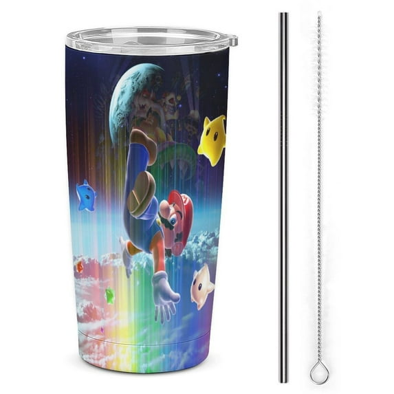 Super Mario Galaxy Stainless Steel Car Cup Daily Thermal Vacuum ...