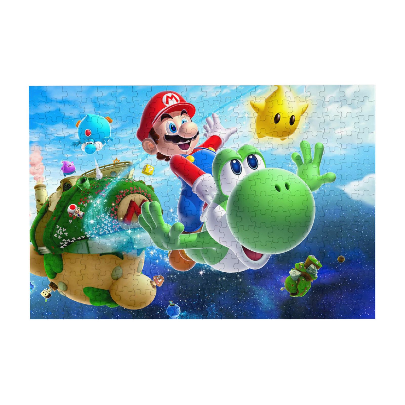 Super Mario Galaxy Wooden Jigsaw Puzzles Accessories Intellectual ...