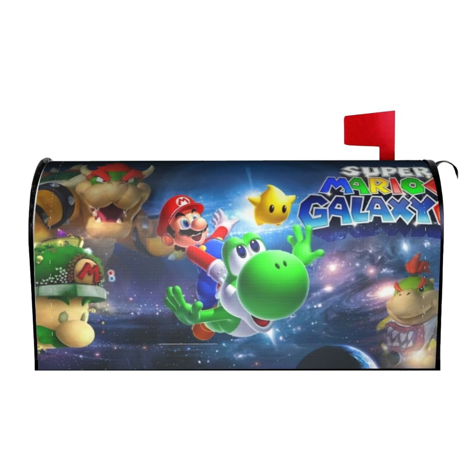 Super Mario Galaxy3 Cartoon Character Mailbox Cover Magnetic Standard ...