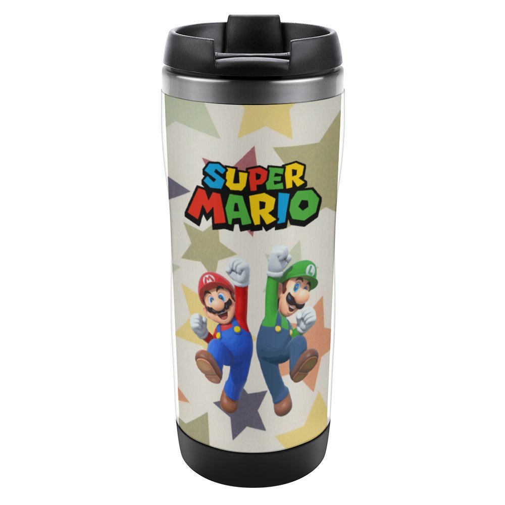 Super Mario Game Stainless Steel Vacuum Insulated Double Wall Travel ...