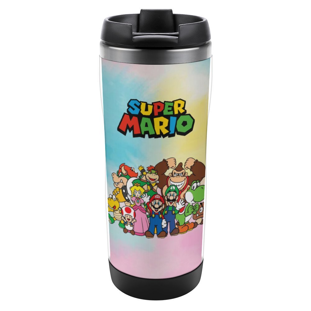 Super Mario Game Stainless Steel Vacuum Insulated Double Wall Travel ...