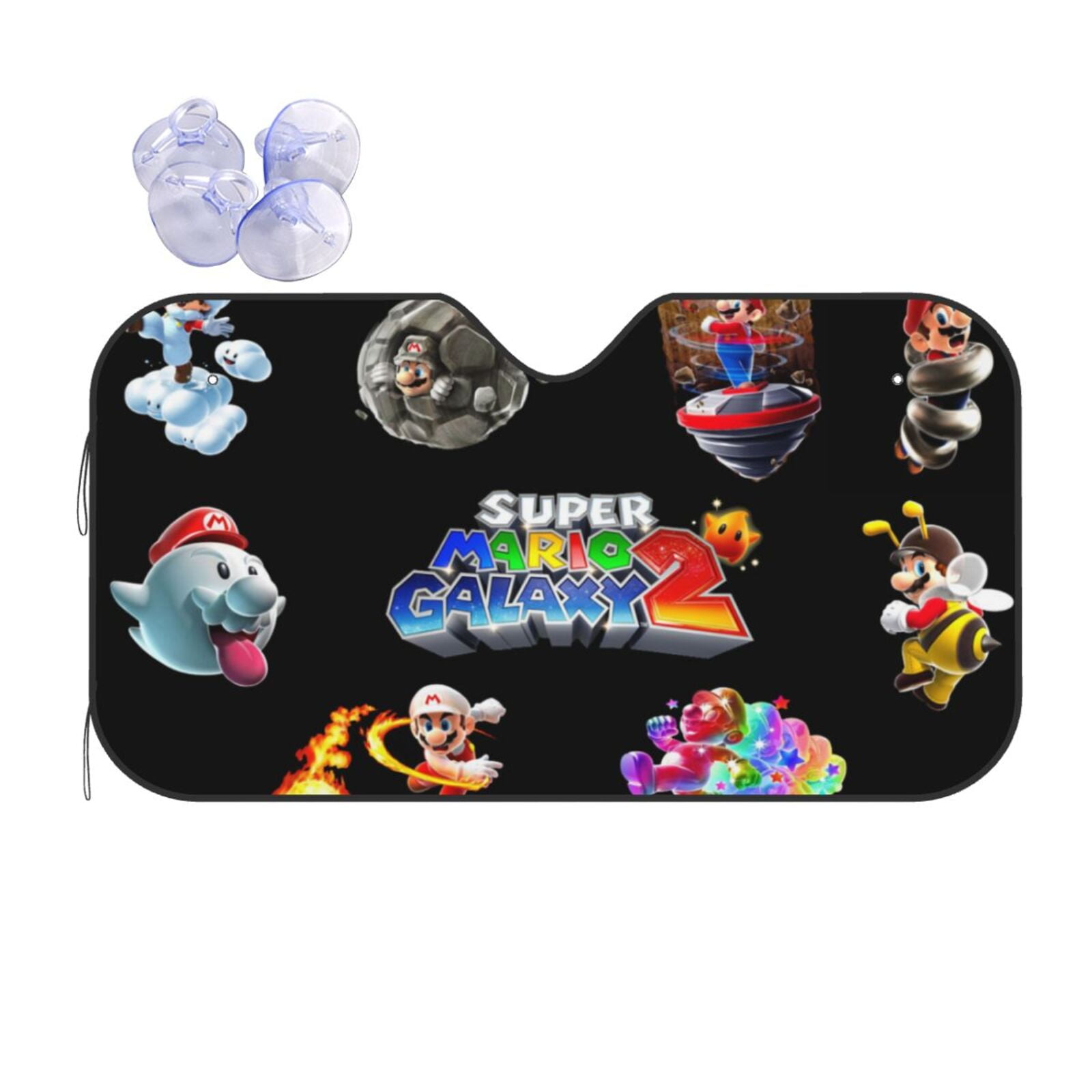 Super Mario Games Foldable Car Windshield Sunshade Automotive Front ...