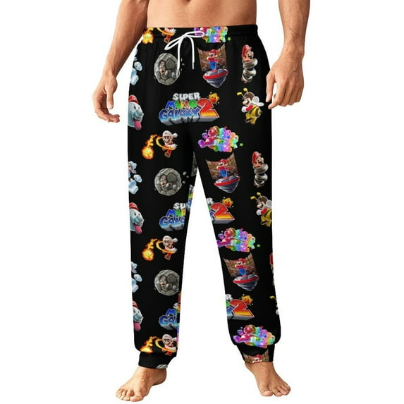 Super Mario Games Men's Sweatpants Trousers 3D Printed Joggers Track ...
