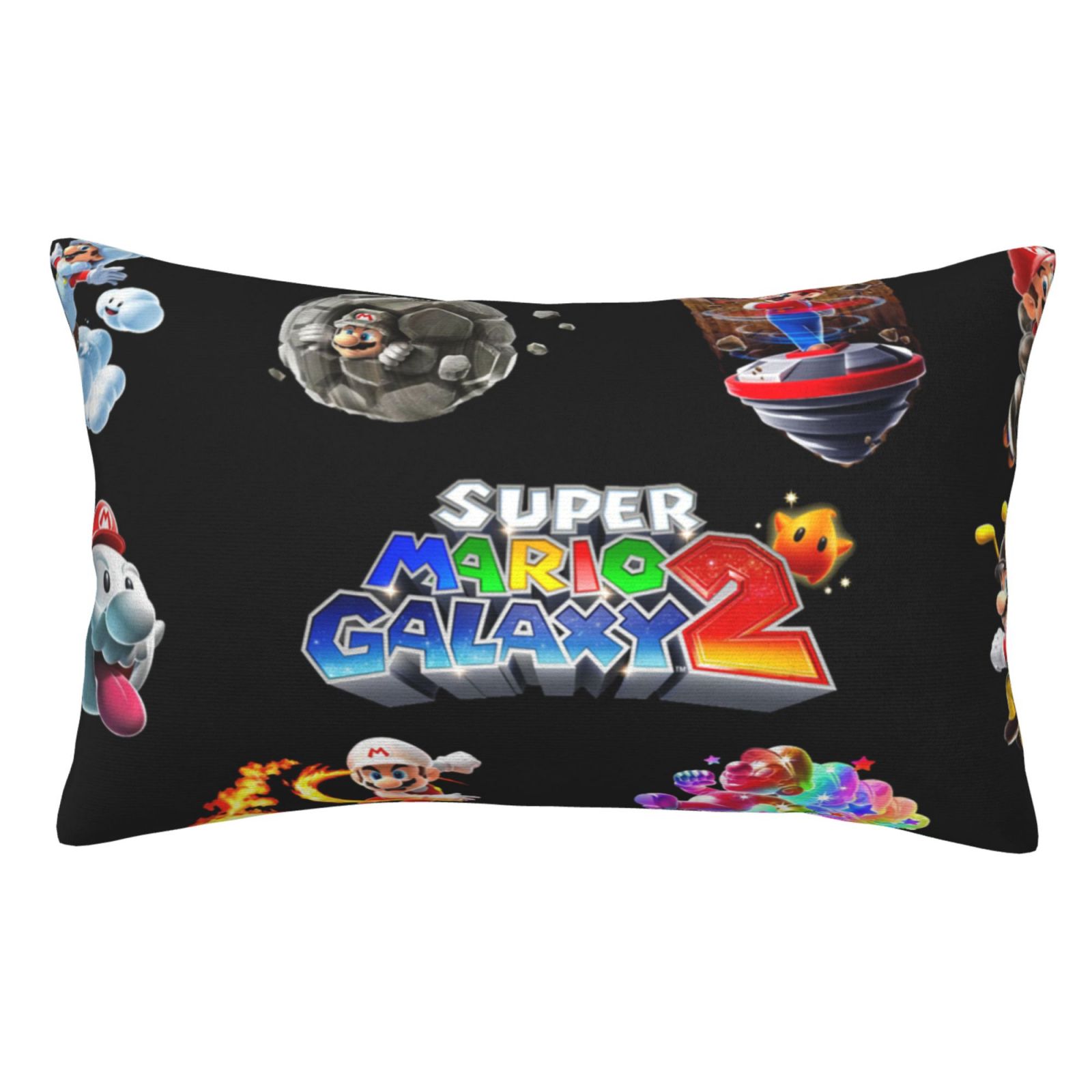 Super Mario Games Pillowcase Decor Cushion Pillow Covers With Hidden ...
