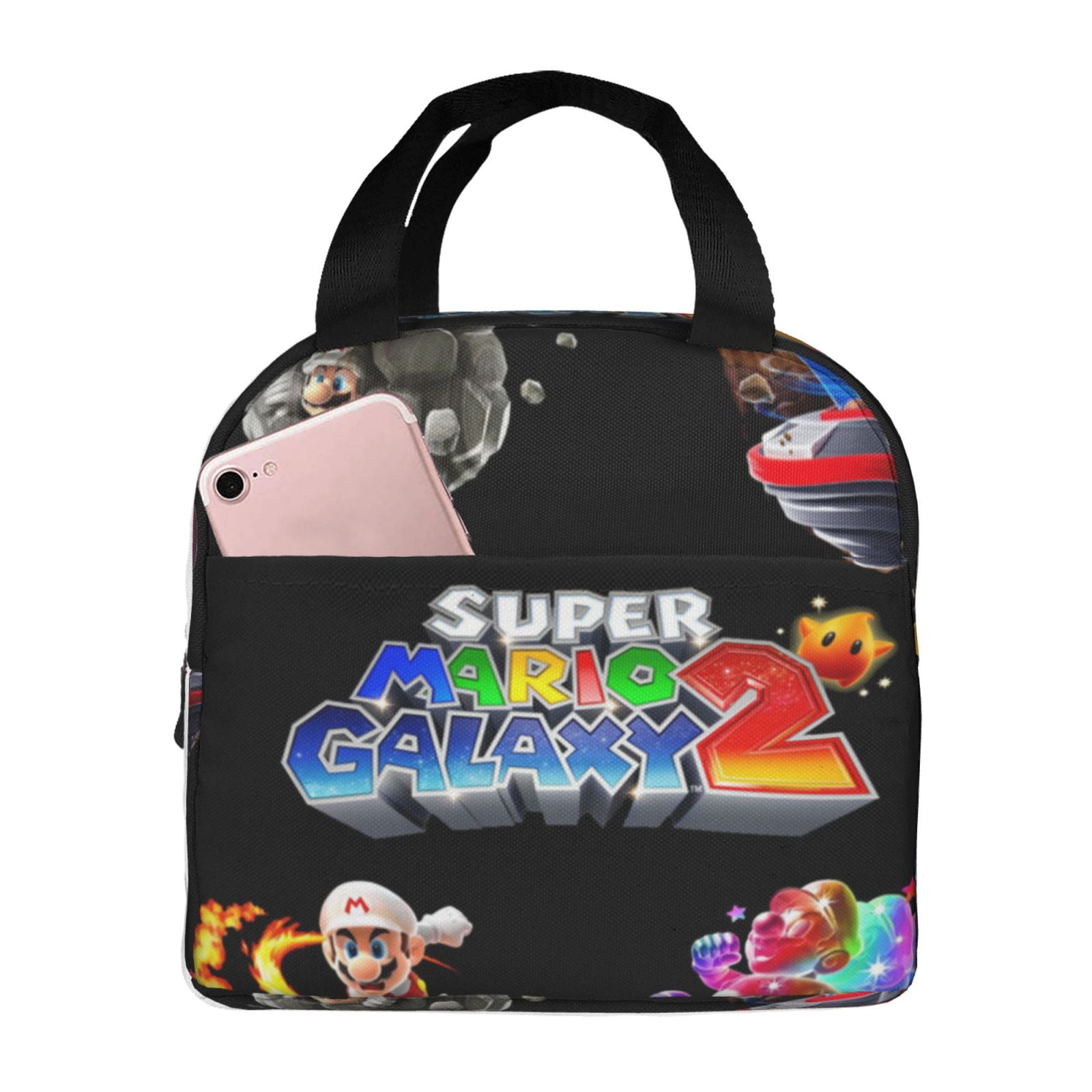 Super Mario Games Portable Lunch Bag Reusable Lunch Box Insulated ...