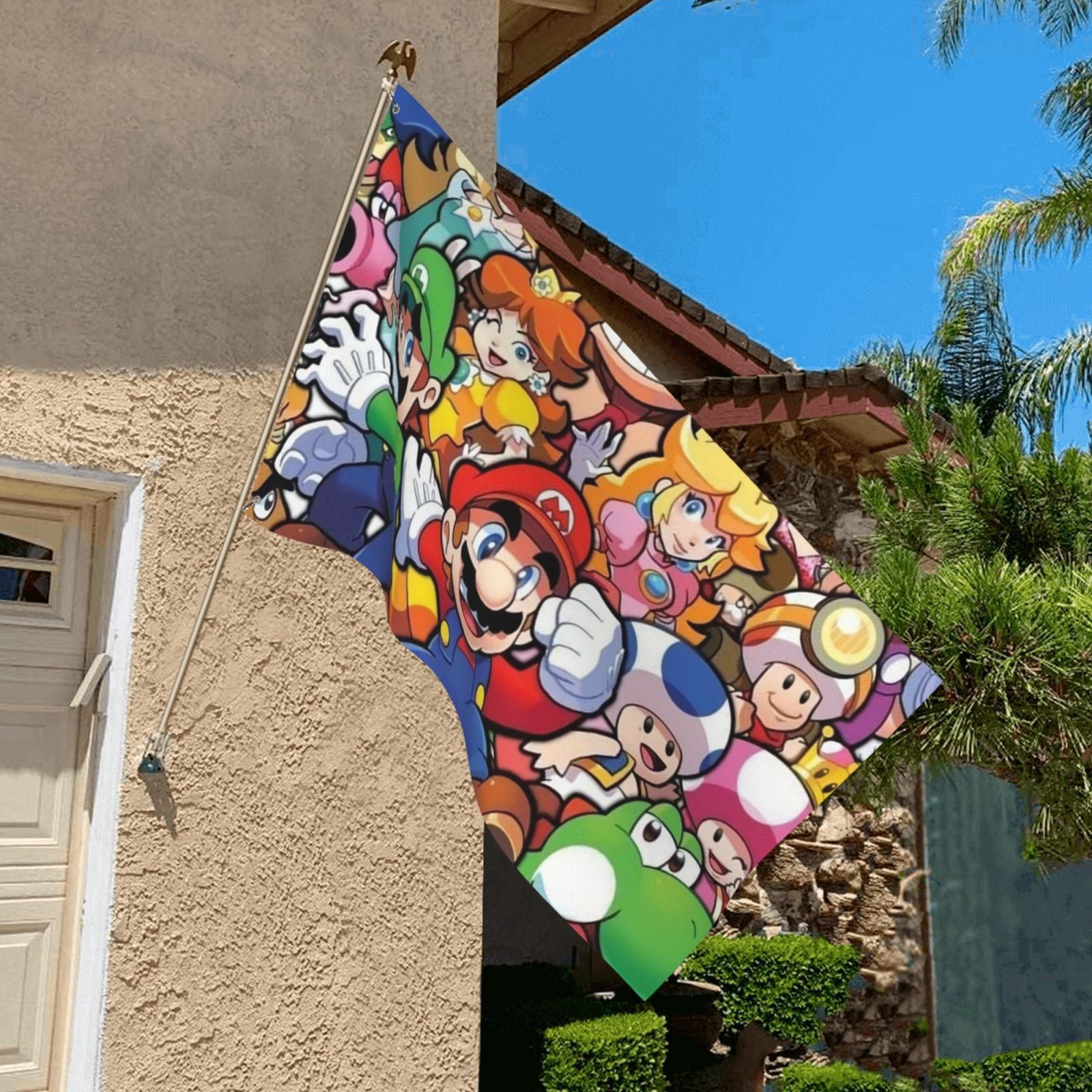 Super Mario Garden Flag 3x5 Feet Indoor Decoration Flag Outdoor ...