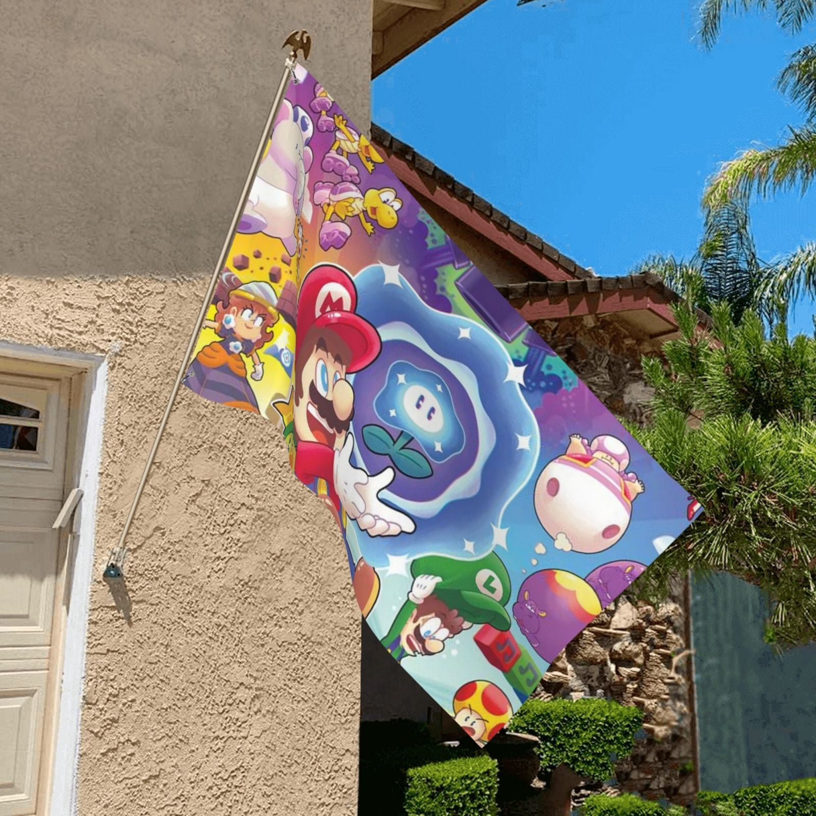 Super Mario Garden Flag 3x5 Feet Indoor Decoration Flag Outdoor ...